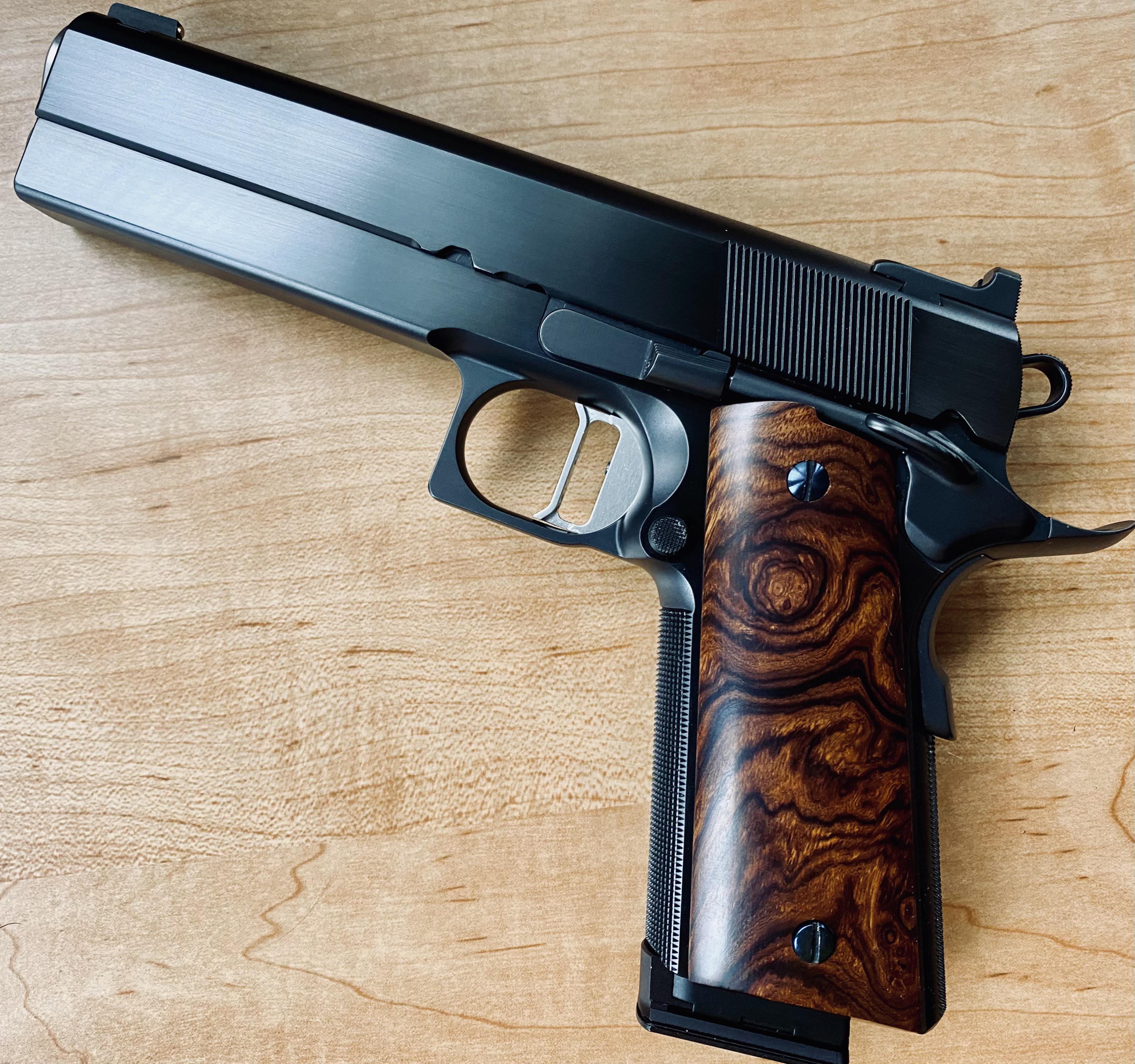 New furniture, Desert Ironwood, for my 1911. | Scrolller