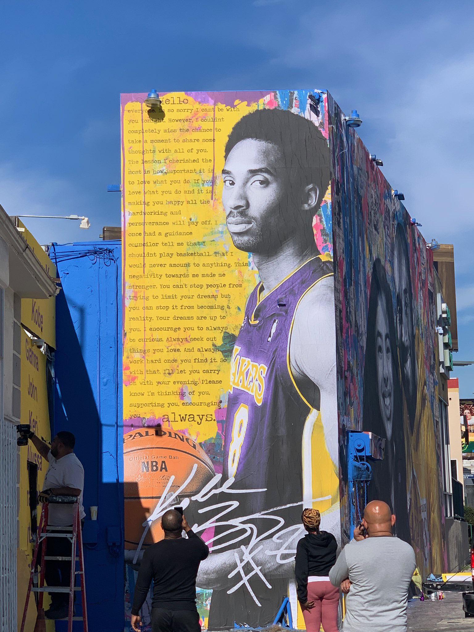 New mural in downtown LA | Scrolller