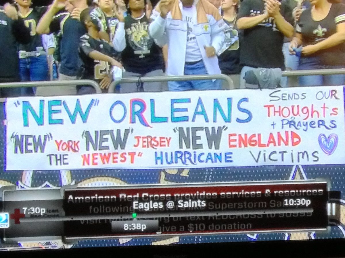 New Orleans showing support. | Scrolller