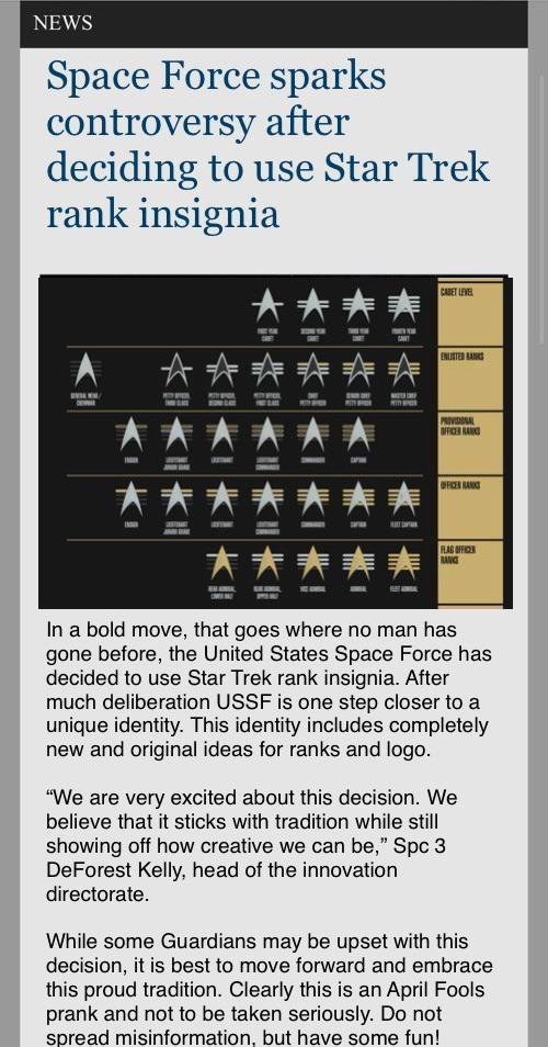 New rank insignia announced?? | Scrolller