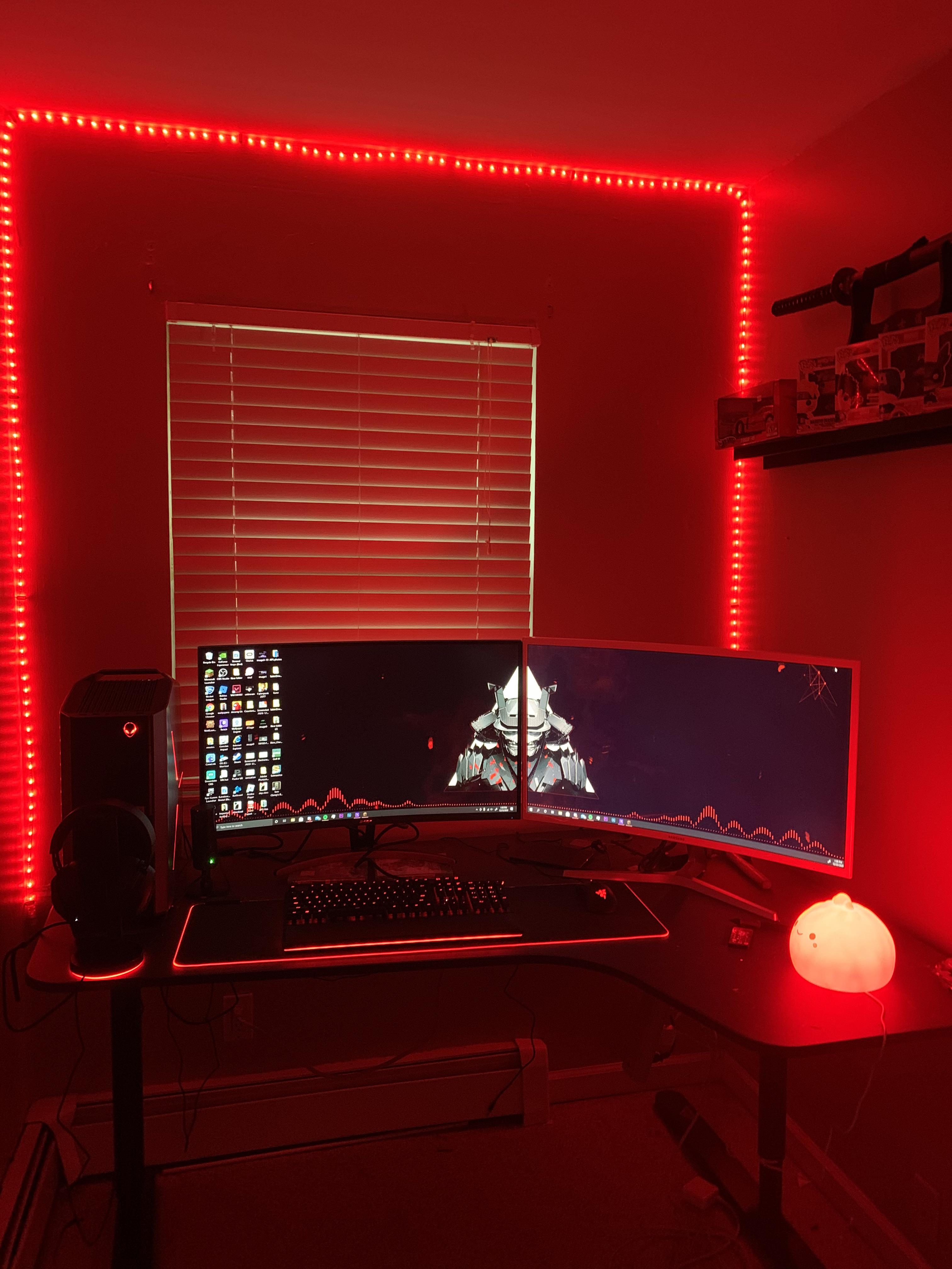 New red setup | Scrolller