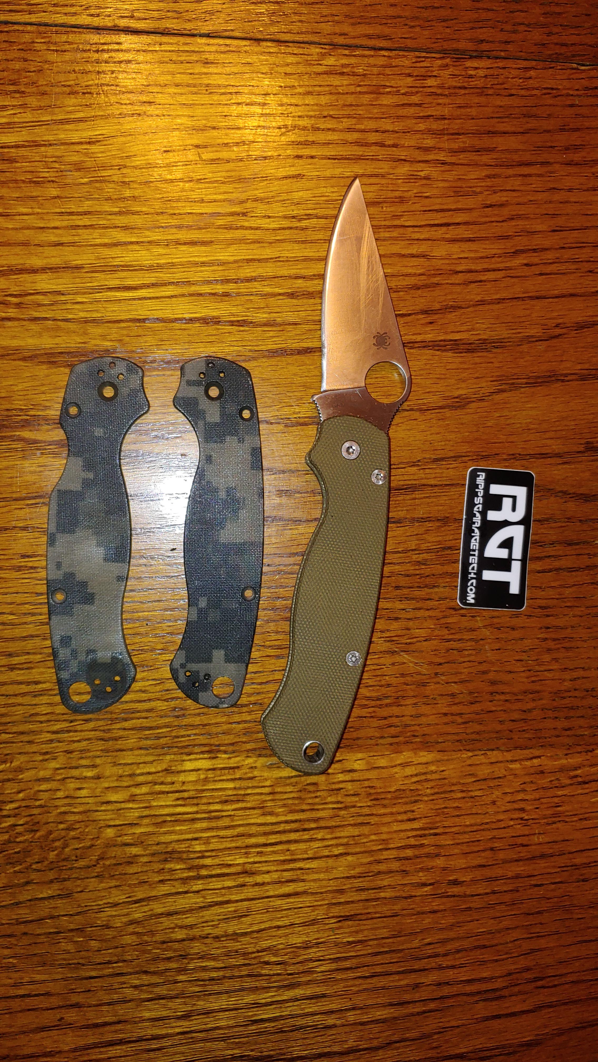 New Scales for my PM2. Green micarta | Scrolller