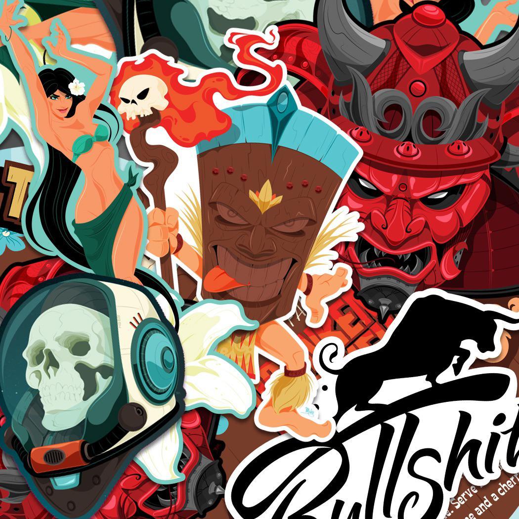 New stickers available for Kickstarter backers. Link in comments | Scrolller