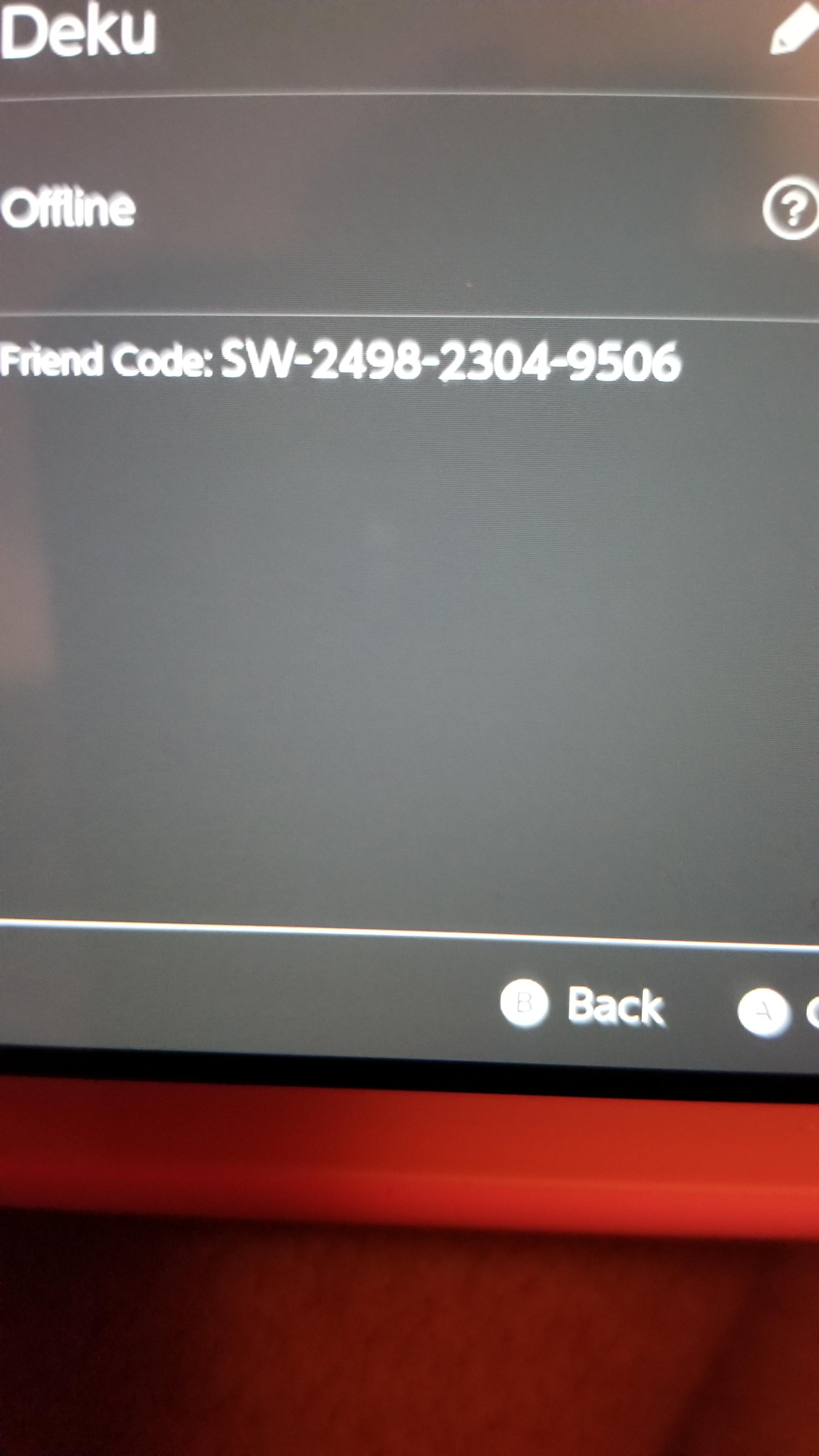 New switch, here is my friend code | Scrolller