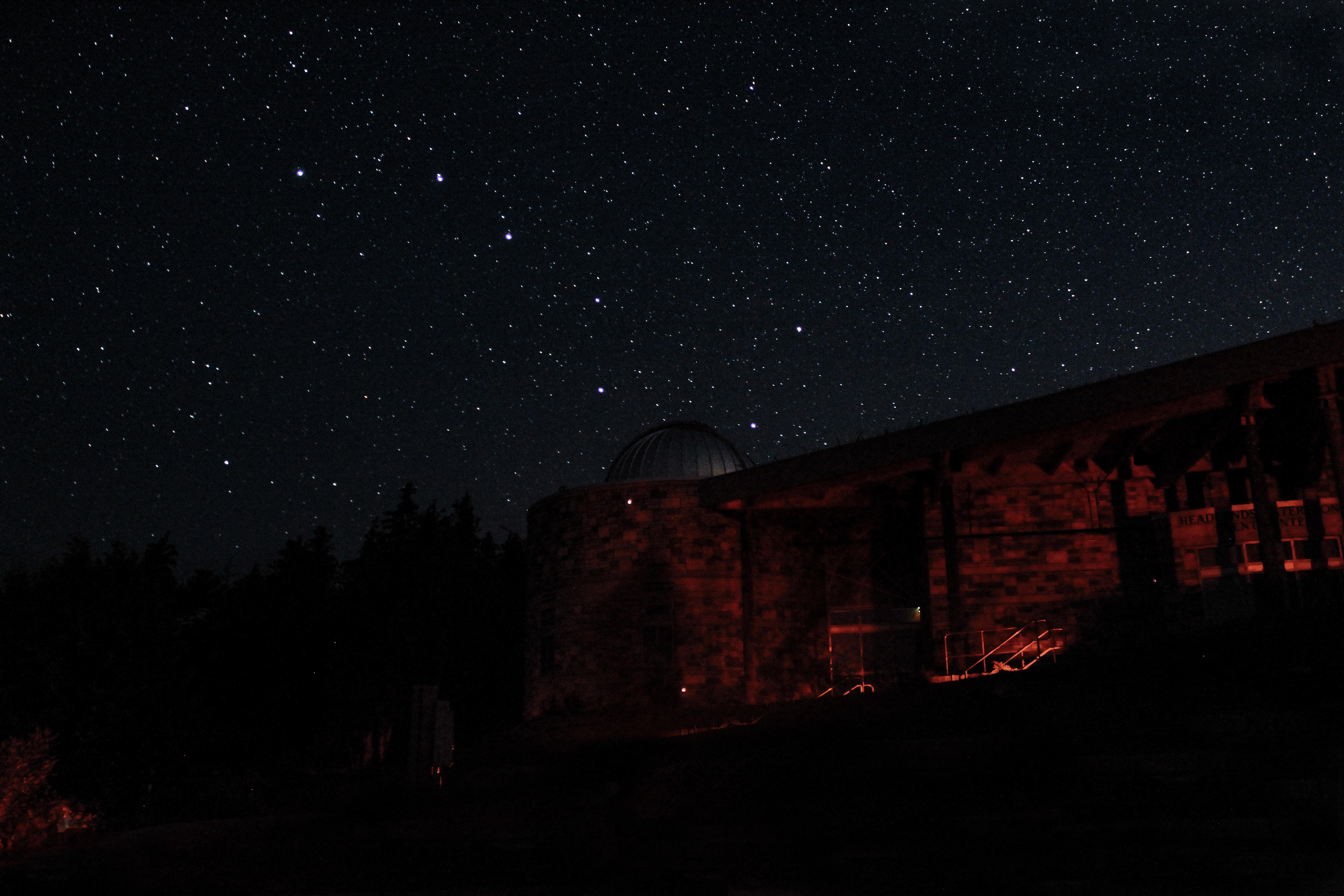 new to the astrophotography community. here's a picture of my visit at headlands international ...