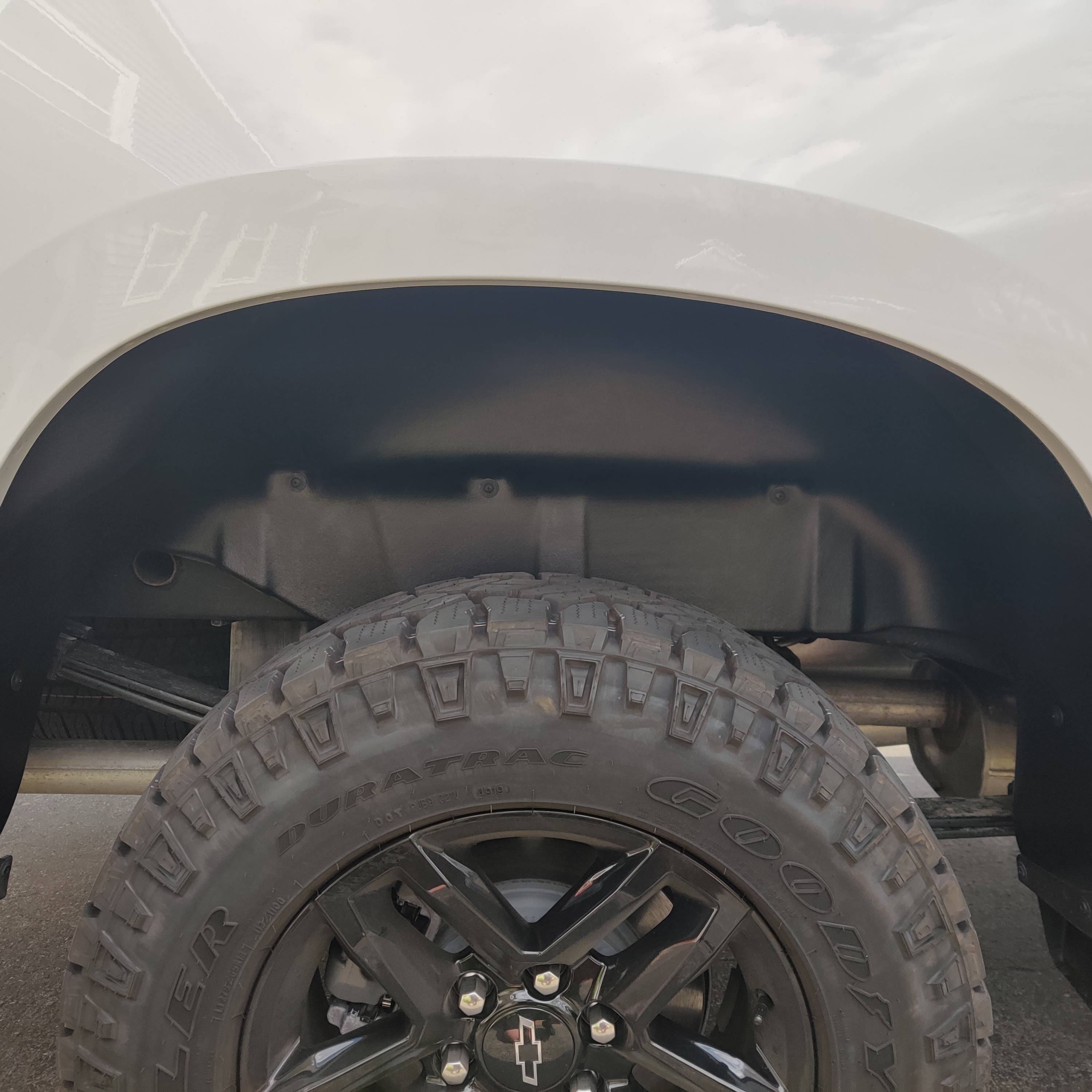 New Trail Boss didn't come with rear fender well covers, so I bought some. Looks 100% better ...