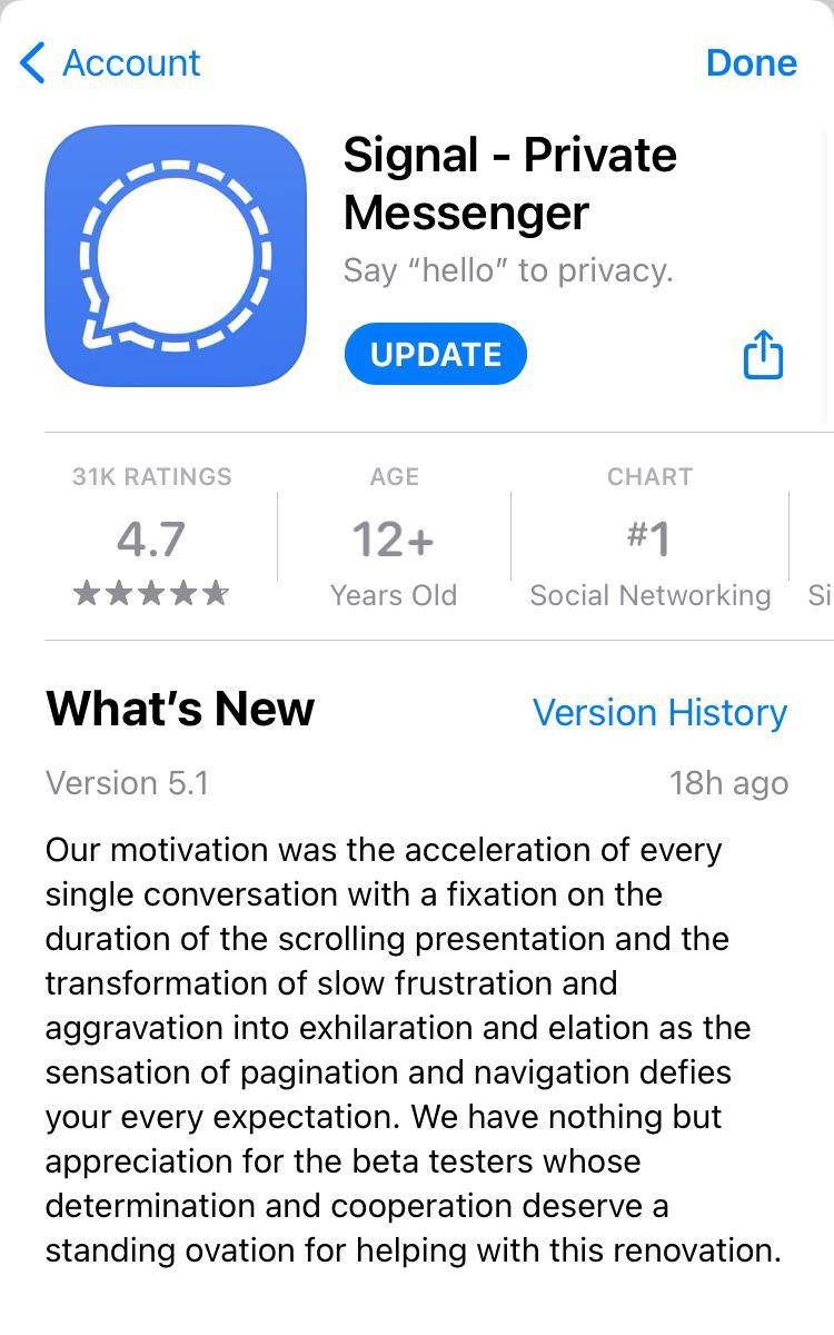 New Update! But what does it mean? | Scrolller