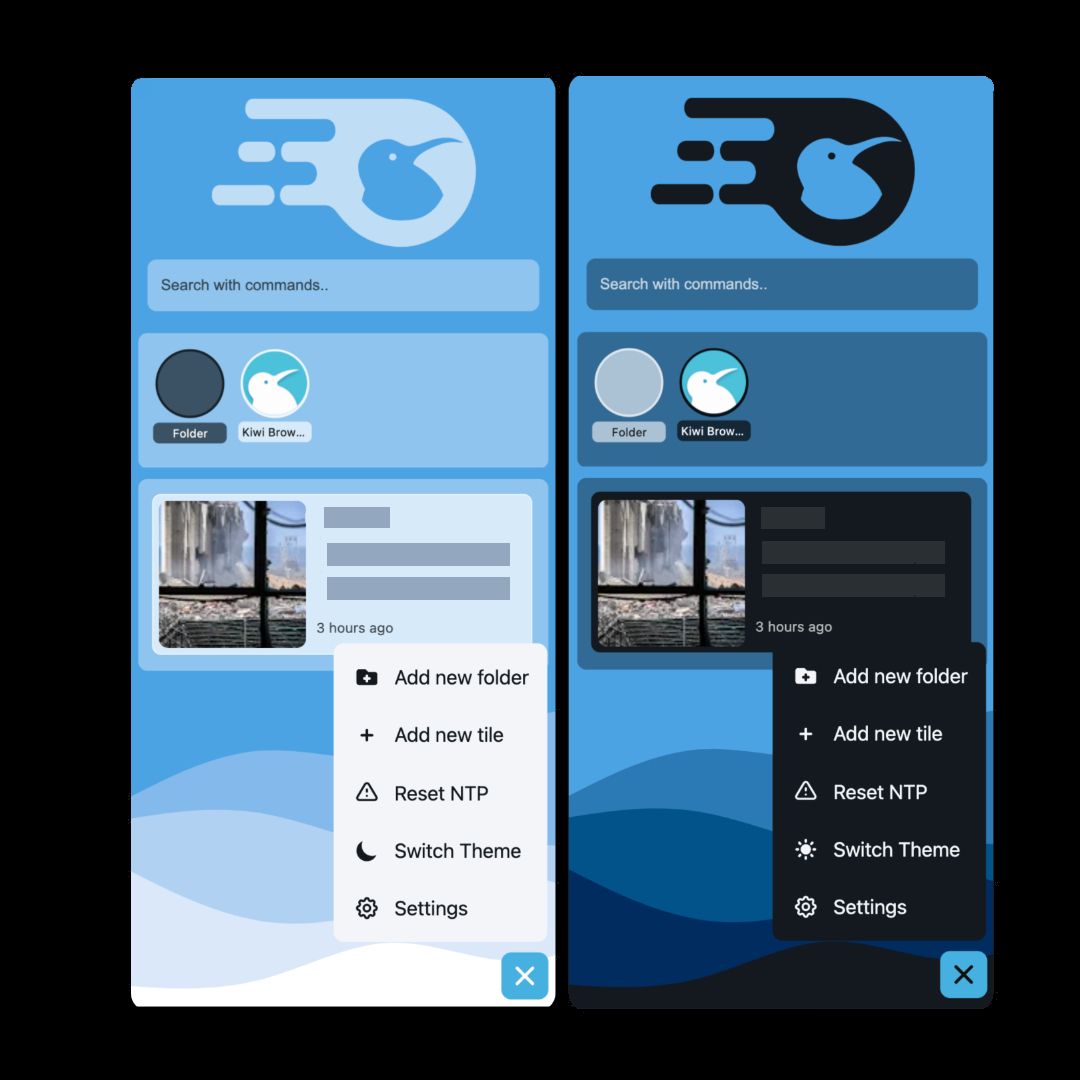 Next NTP - Mobile first , modern , fast and highly customizable homepage | Scrolller
