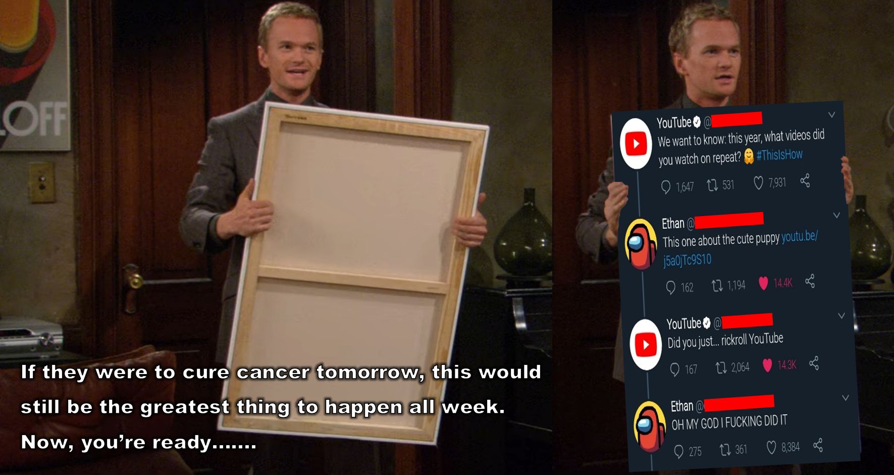 Next quest, to; Rick Roll Rick Astley himself | Scrolller