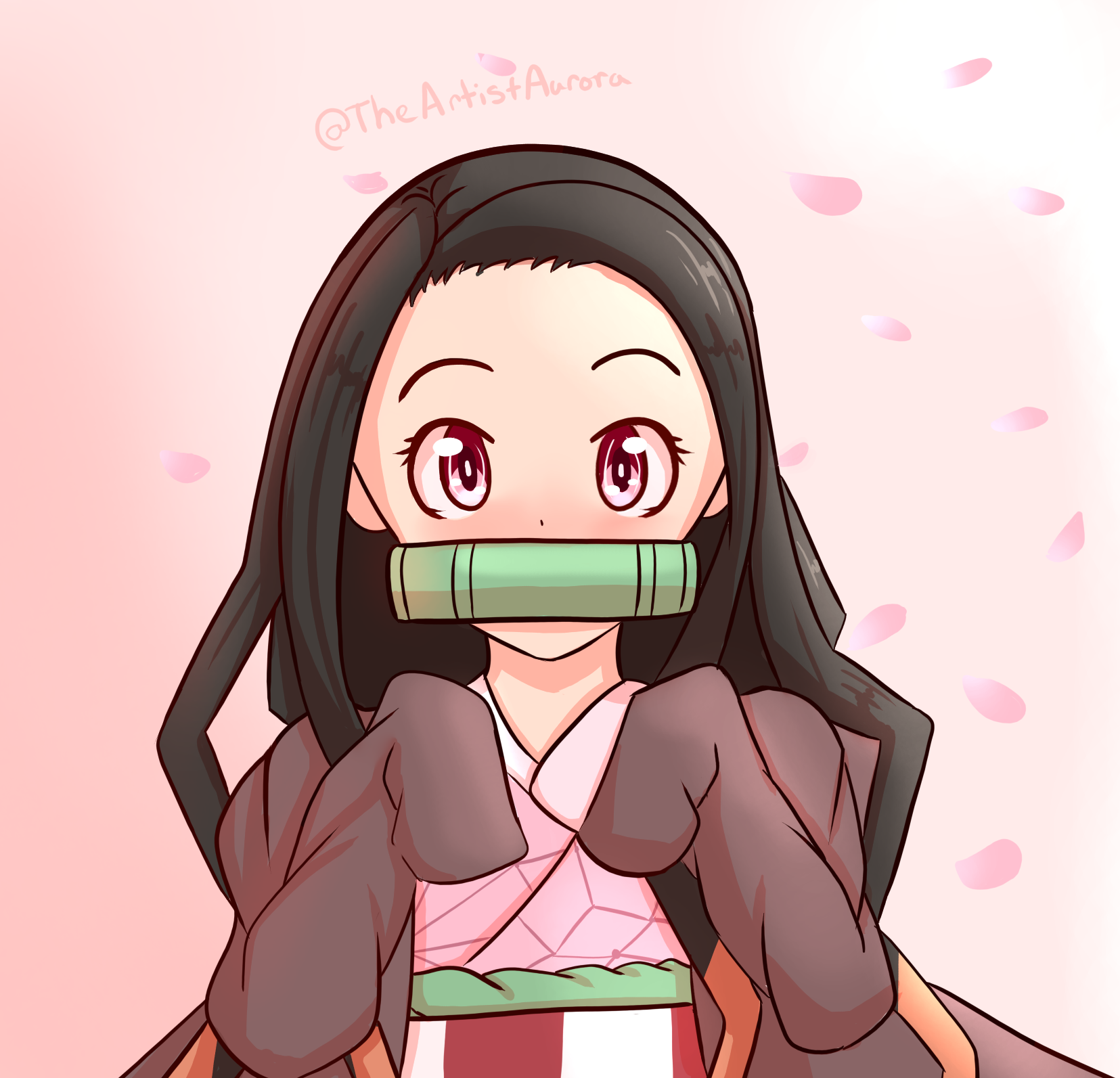Nezuko Drawn By Me Scrolller