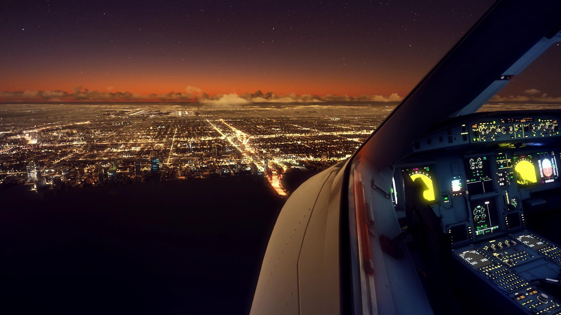 Night Landing in Miami | Scrolller