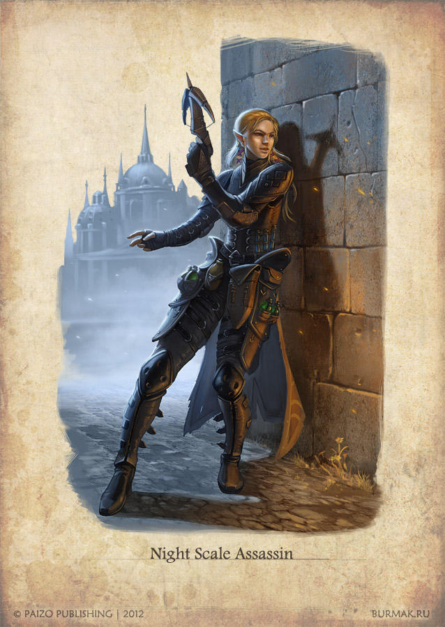 Night Scale Assassin by Dmitry Burmak | Scrolller