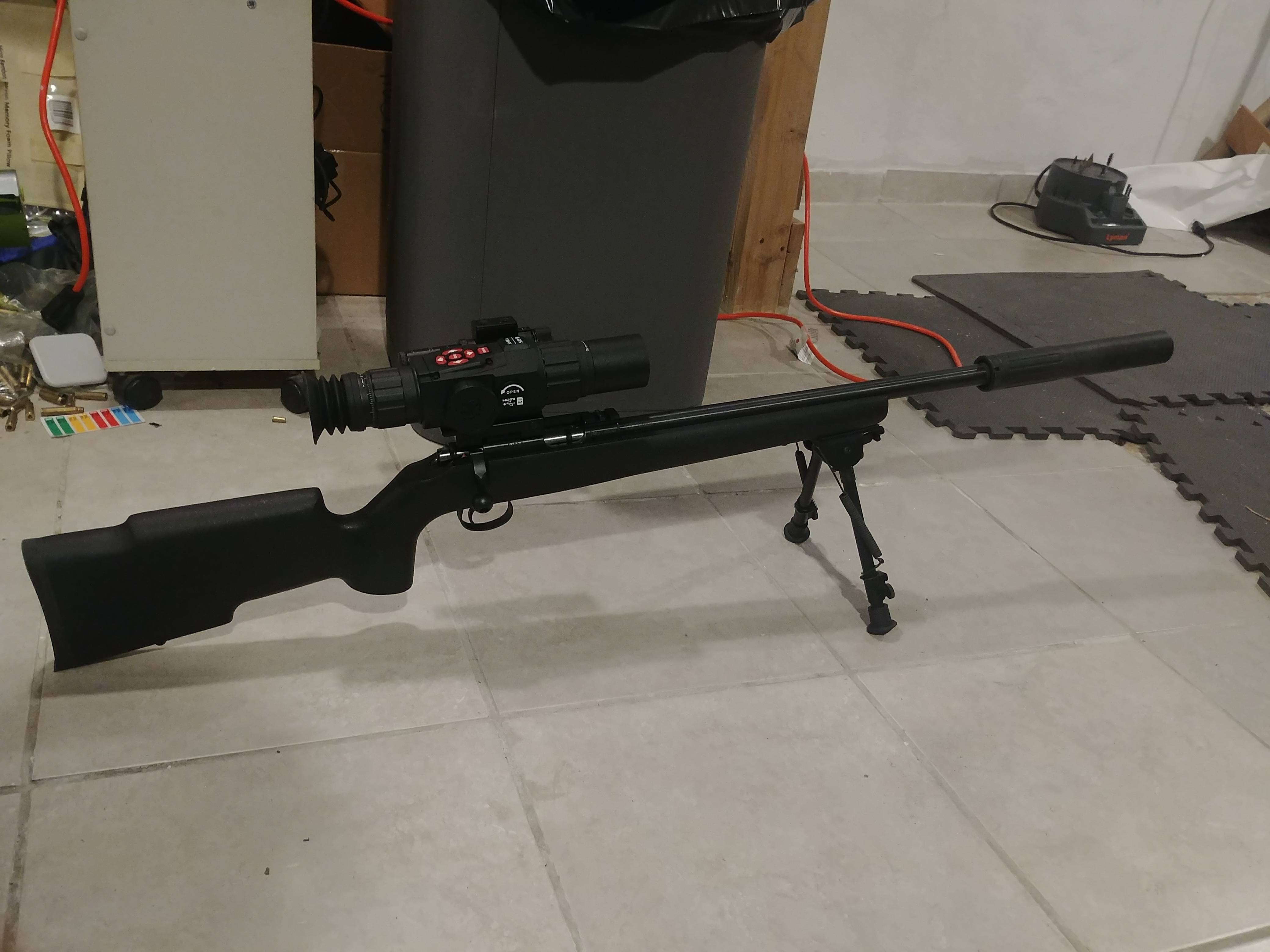 Night Vision, Suppressed CZ455. Because I could. | Scrolller