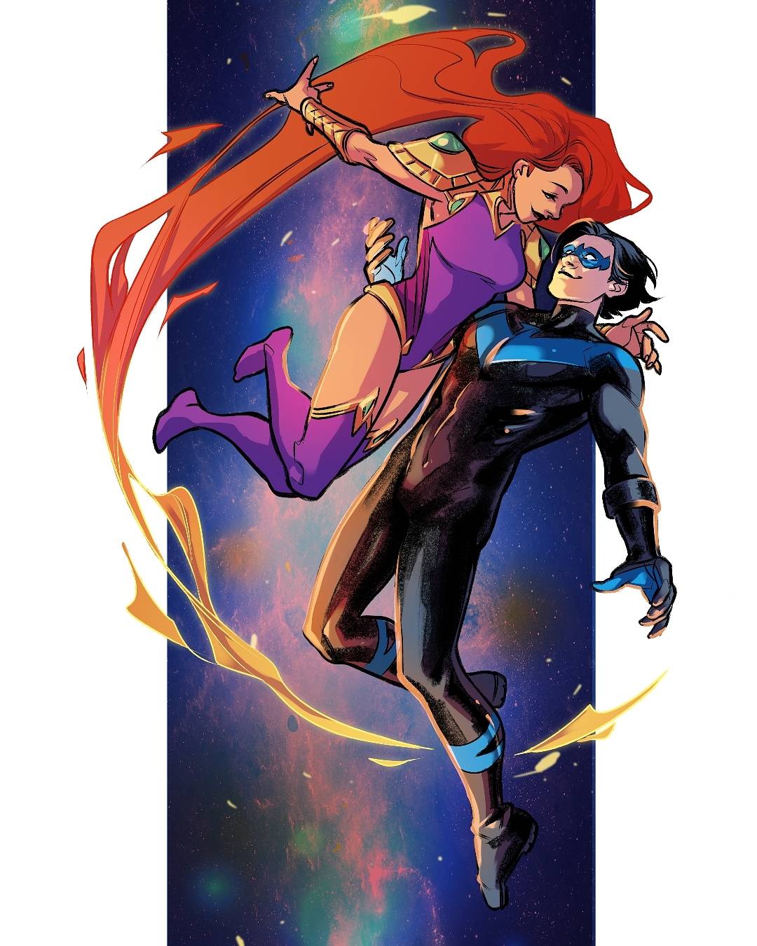 Nightwing and Starfire by Valeria Favvocia | Scrolller