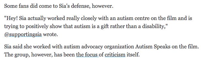 No. Bad Sia. Stop. | Scrolller