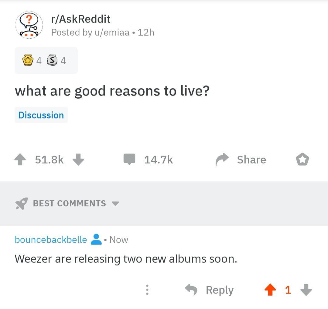 No pressure, OK Human and Van Weezer... | Scrolller