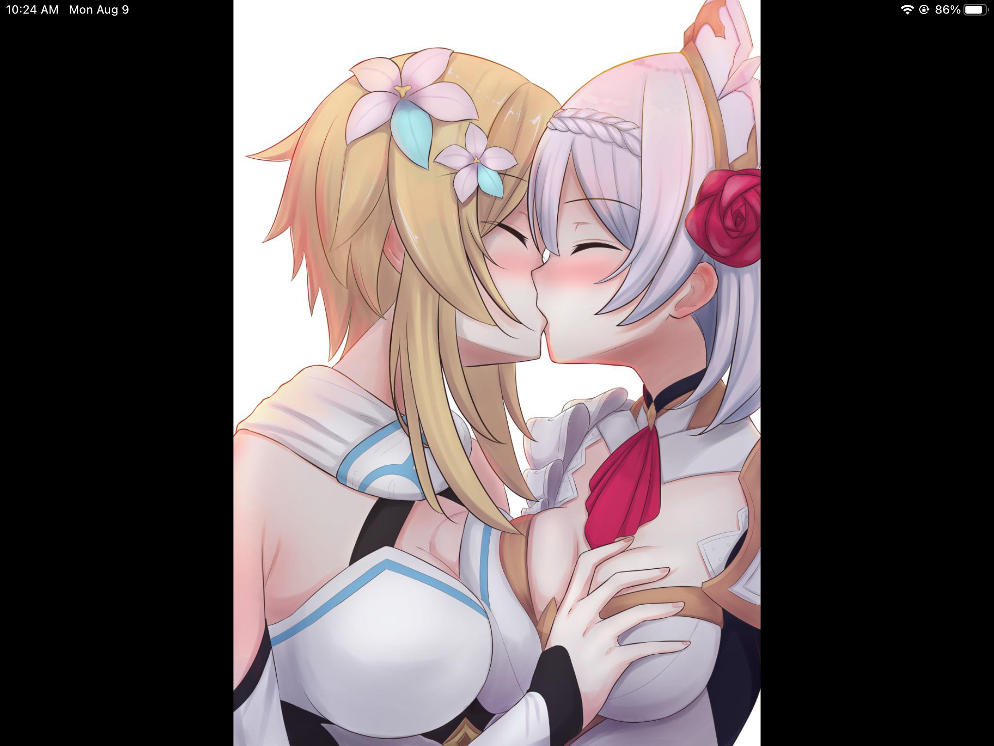 Noelle and lumine kissing | Scrolller