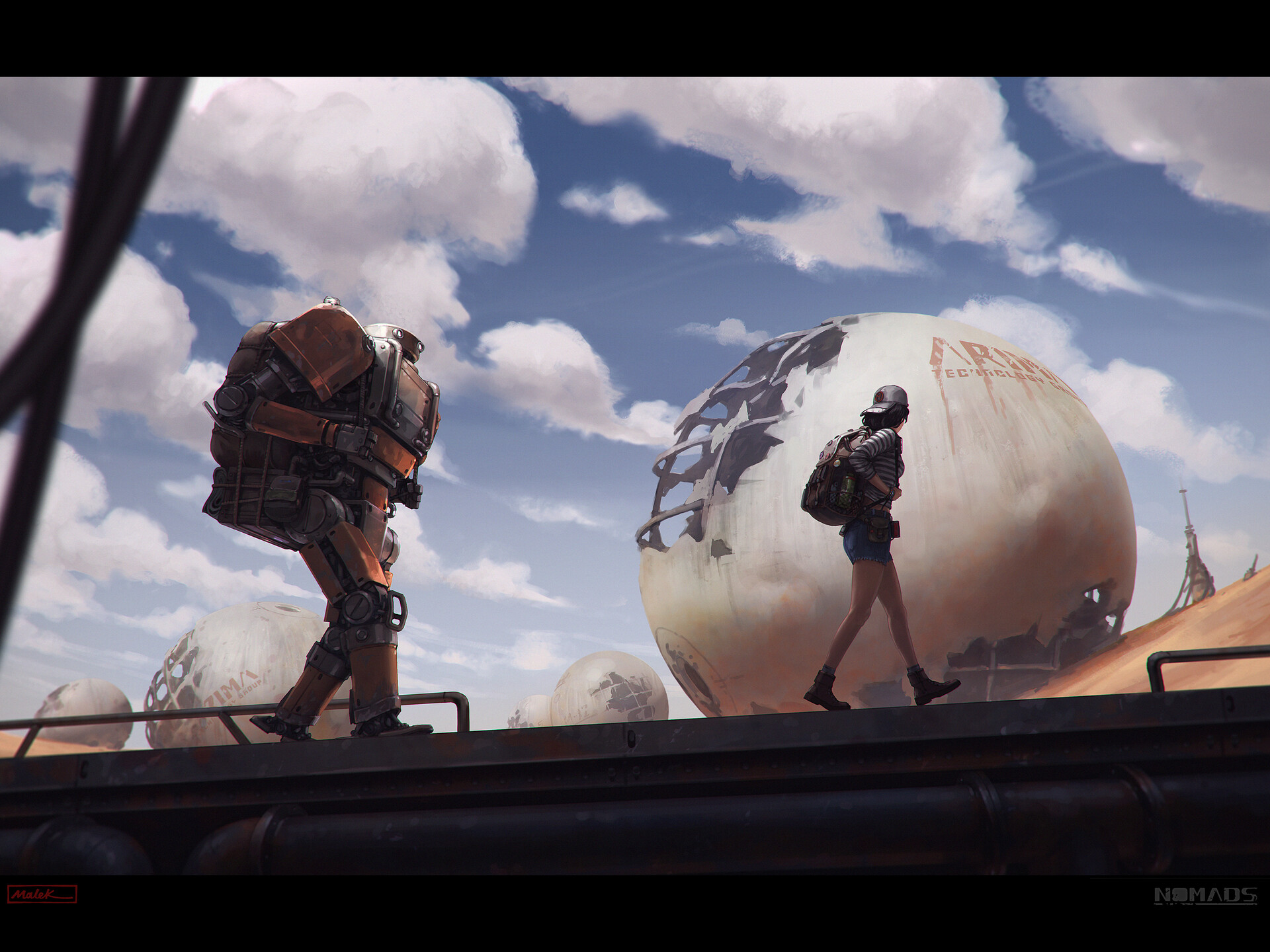 Nomads #1 by Mehrdad Malek | Scrolller