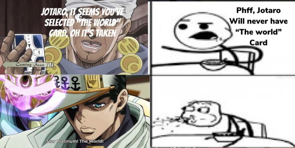 NOOOO, JOTARO TOOK THE WORLD | Scrolller