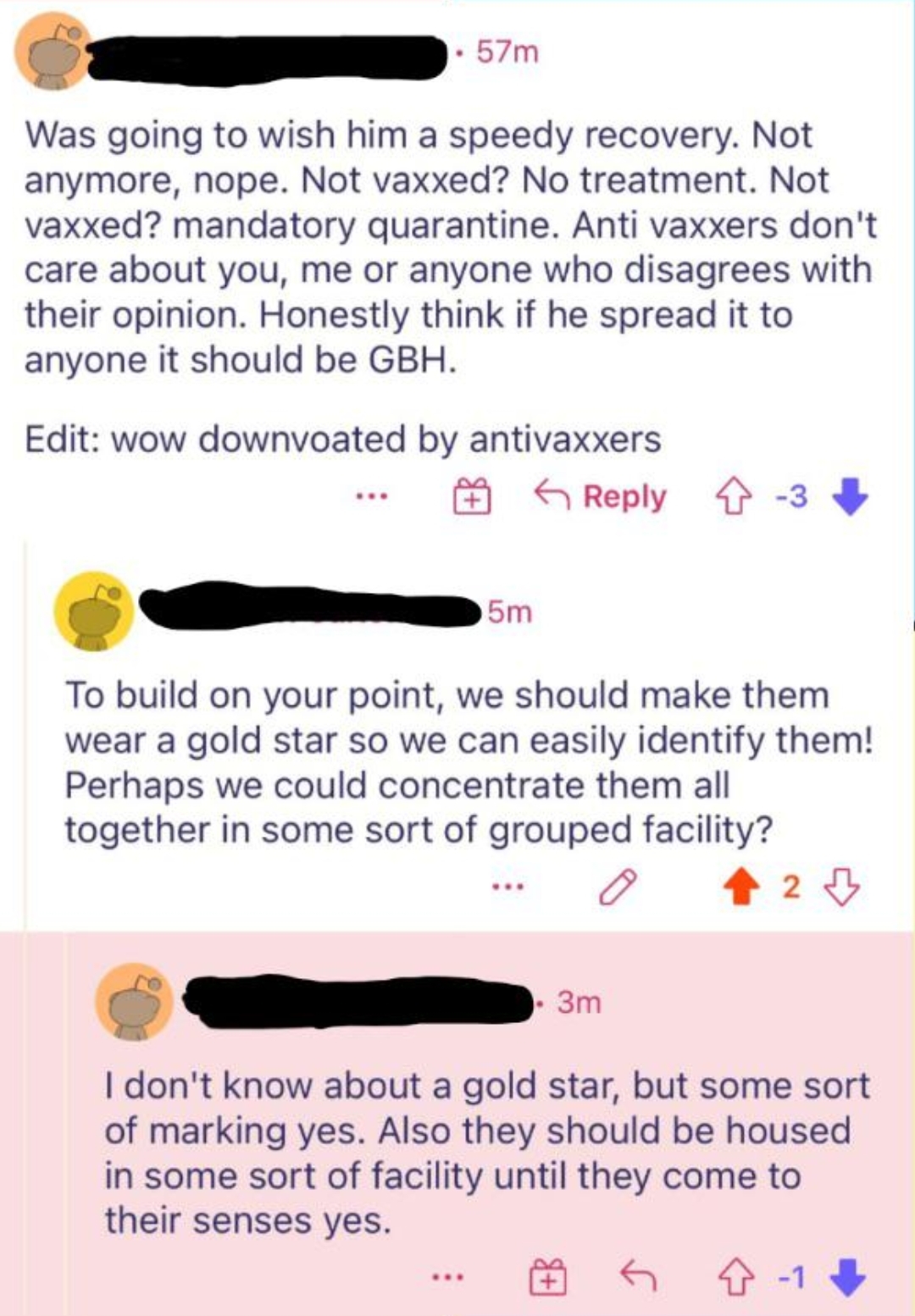 Not a vaccine skeptic at all but this is just crossing the damn line. | Scrolller