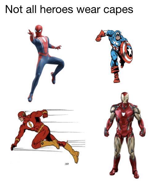 Not all heroes | Scrolller