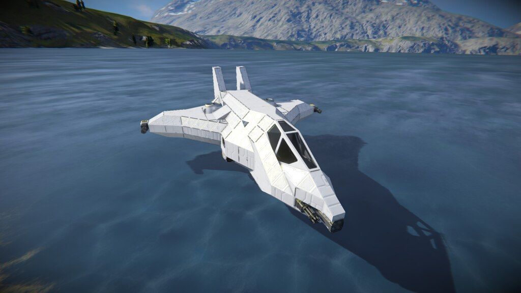 Not as impressive as all the other ships here, but here is my first ever spaceship. | Scrolller