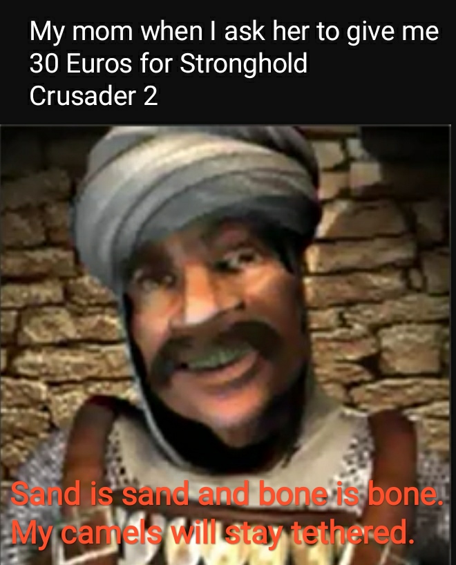 Not enough gold, my Lord! | Scrolller