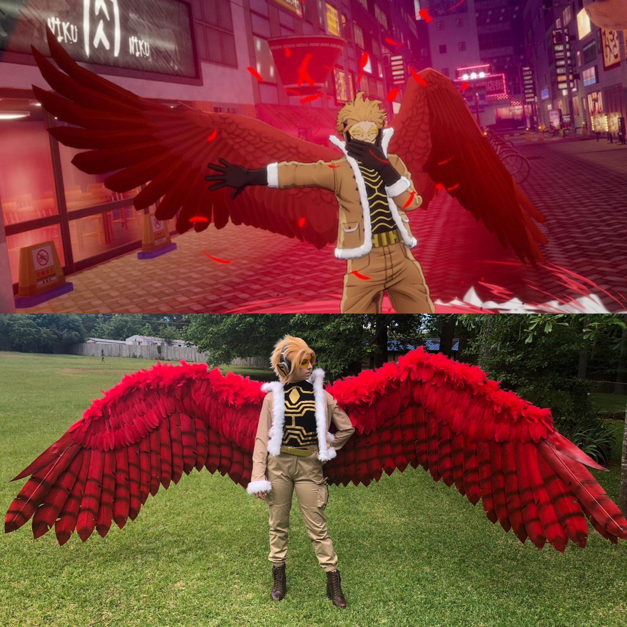 Not quite finished yet, but here’s my Hawks cosplay! | Scrolller