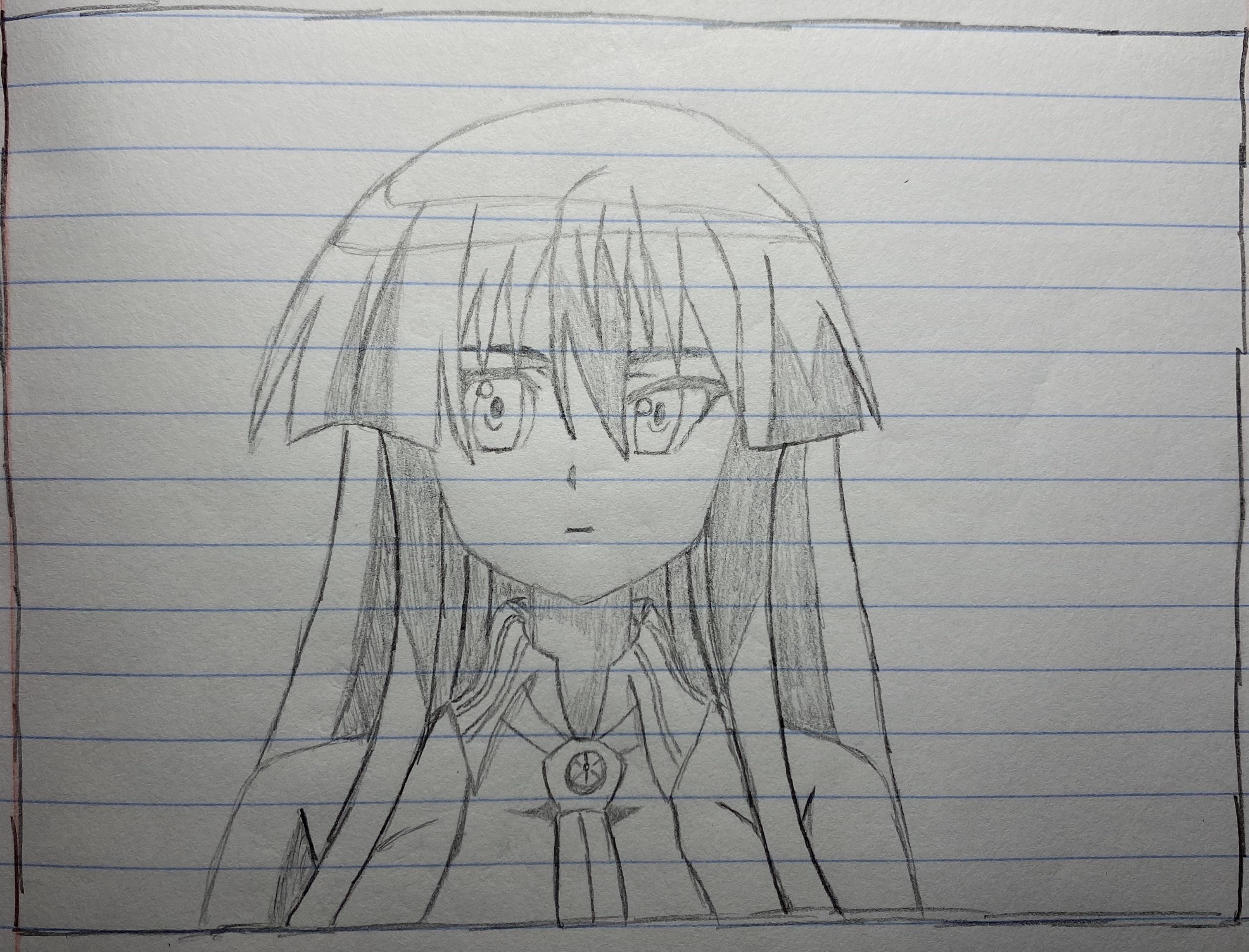 Not the best but i tried sketching akame :) | Scrolller