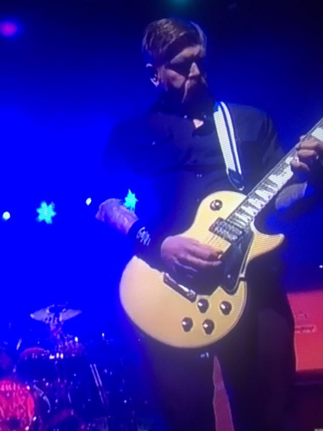 Noticed a familiar logo on the wristband of Mastodon’s guitarist while ... Noticed a familiar logo on the wristband of Mastodon’s guitarist while ...