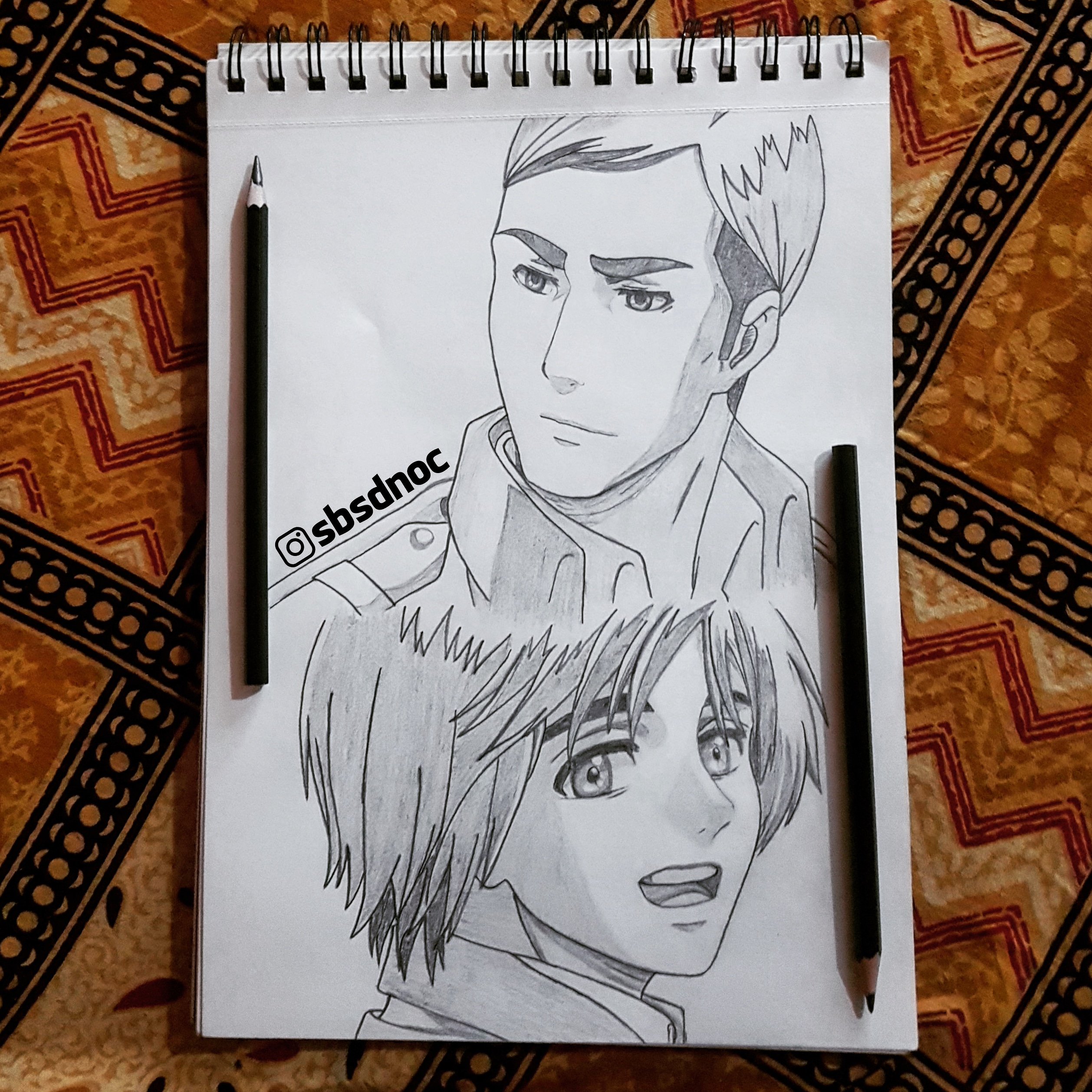 Now I Drew Erwin and Armin :) | Scrolller