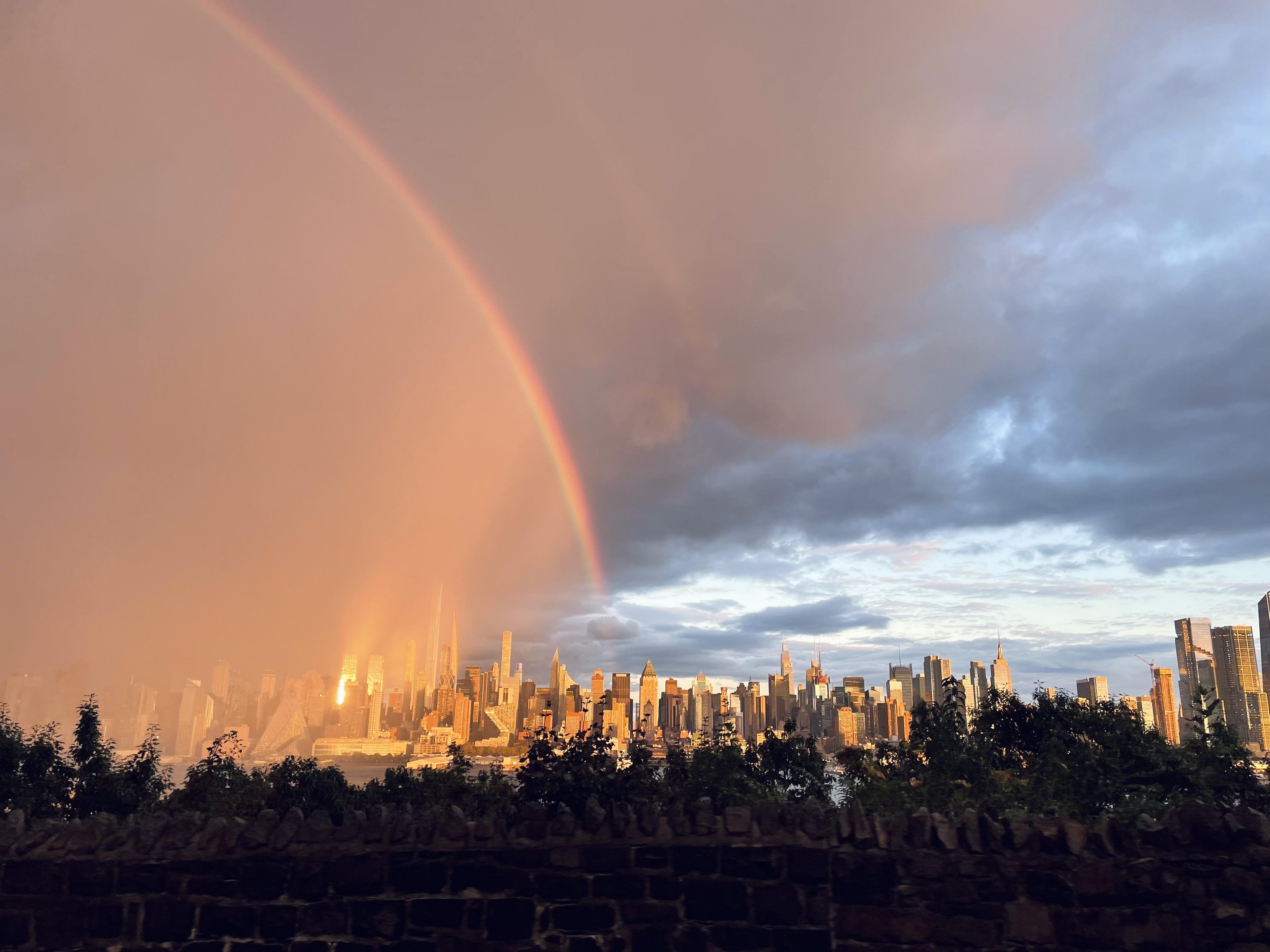 NYC Skyline, incoming storm. | Scrolller