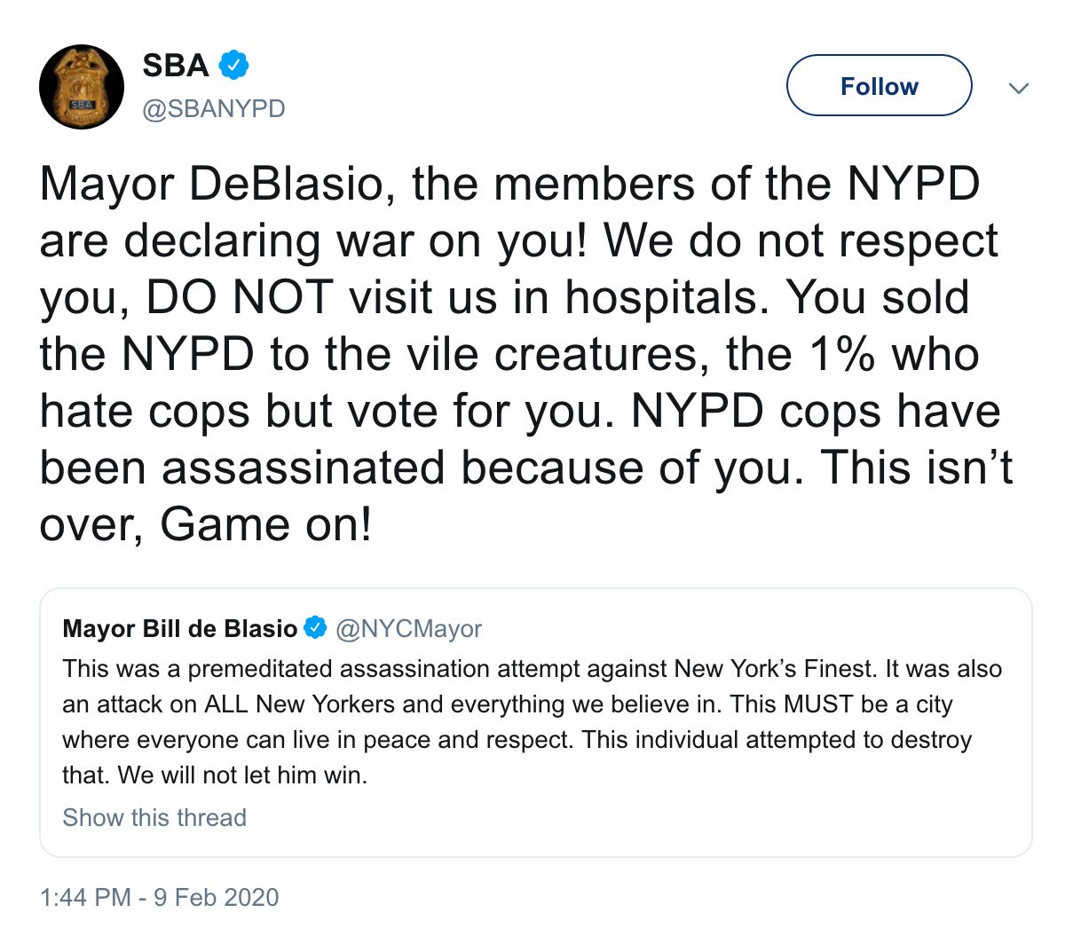 NYPD has had enough | Scrolller