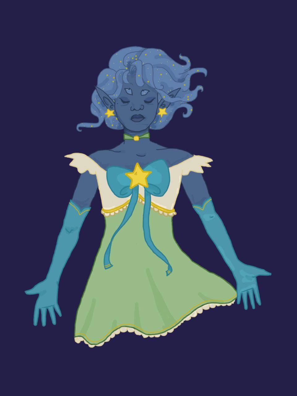 [OC] [ART] Cardamom- Drow Paladin | Scrolller