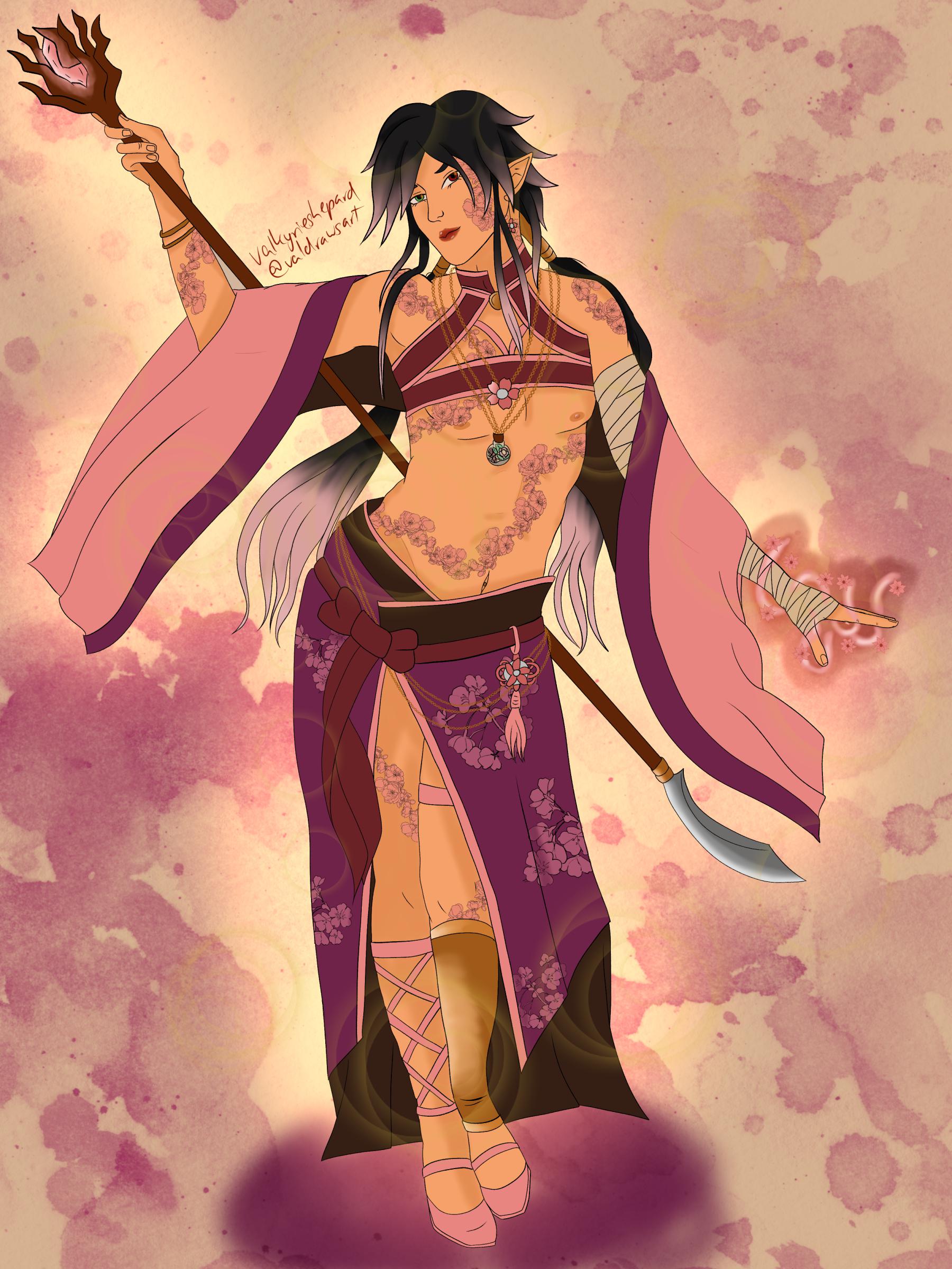 [OC] [Art] Hua Xiuying - Circle of Radiance Druid | Scrolller
