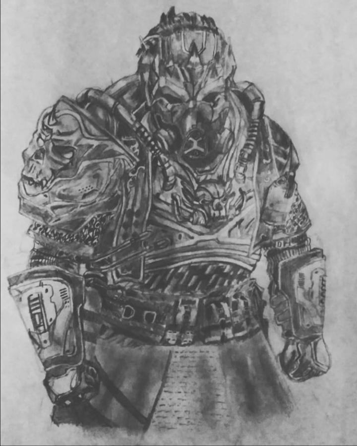[OC] caustic-pencil draw. Its my first reddit post so i hope you will like it! My IG-The_wh1te ...