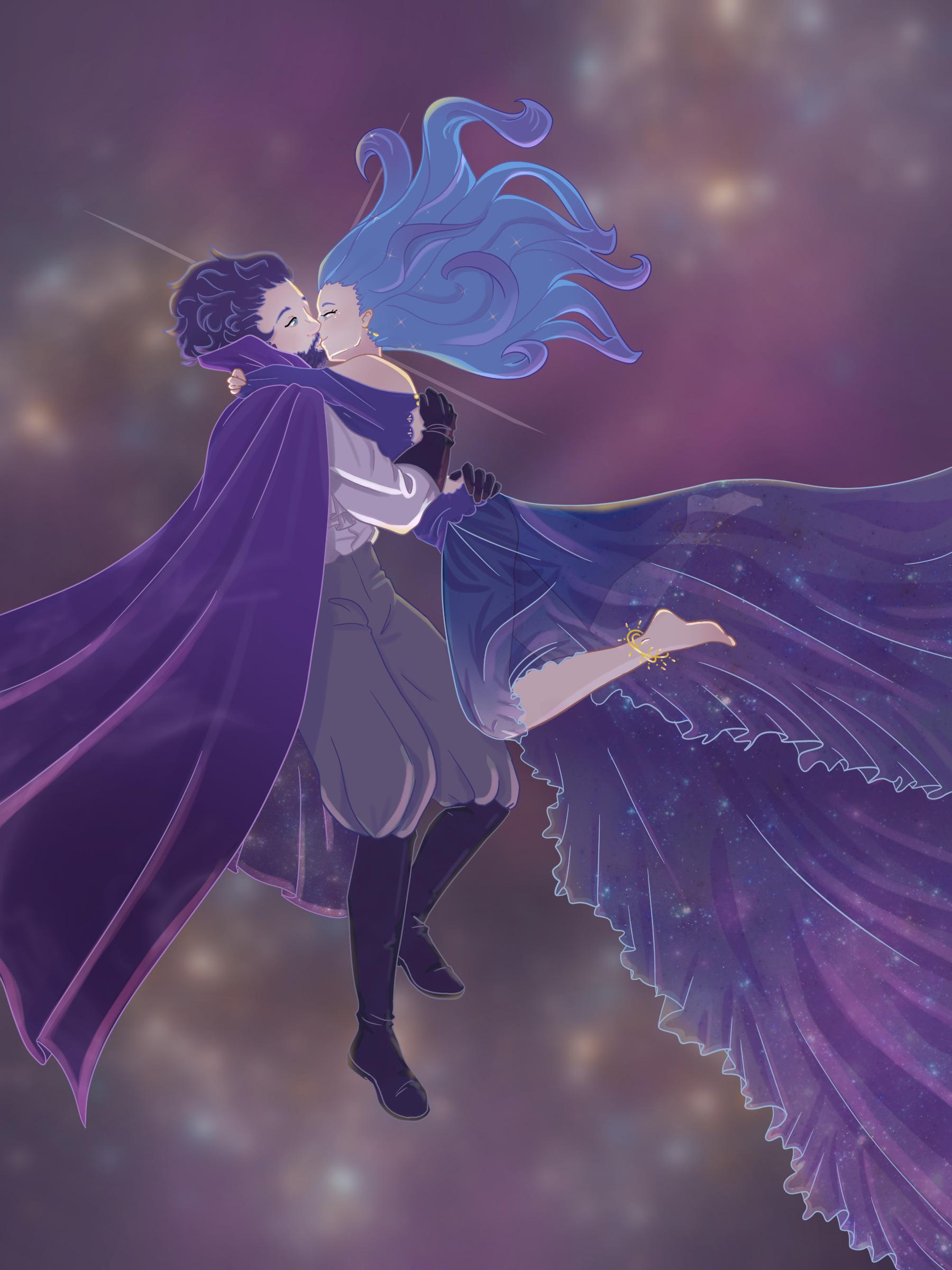 [OC] Character Commission, The Comet and Space Pirate | Scrolller