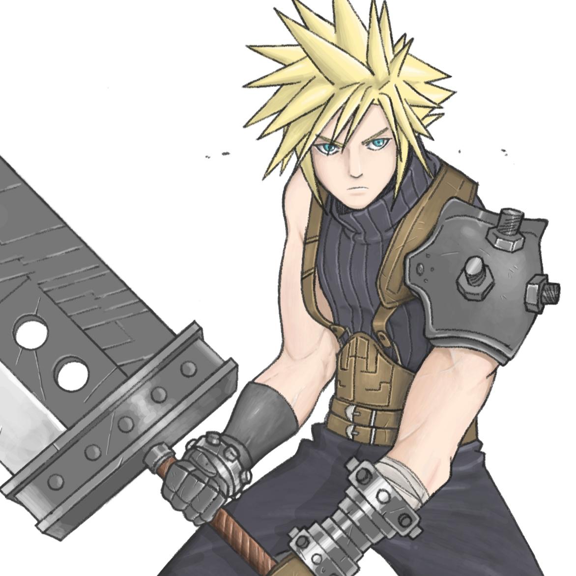 [OC] Cloud Strife fanart | Scrolller