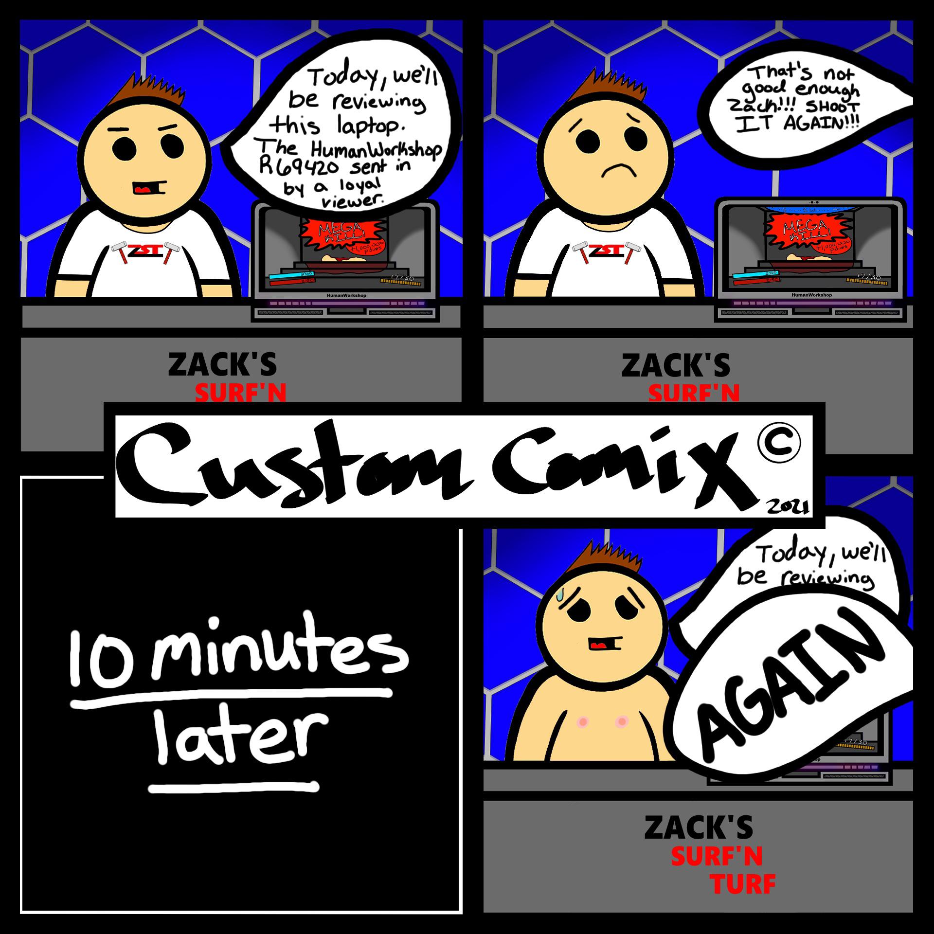 [OC] 😤 DO IT AGAIN ZACK!!! 😤 (18+ ONLY) Comic By: CustomComix (I do not own any of the ...