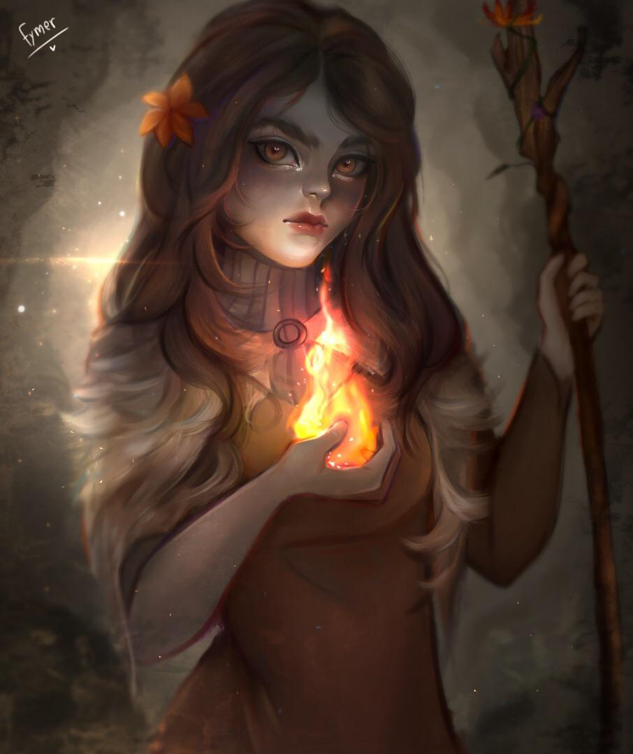 [OC] Druid, commission done by me! (Still open) | Scrolller