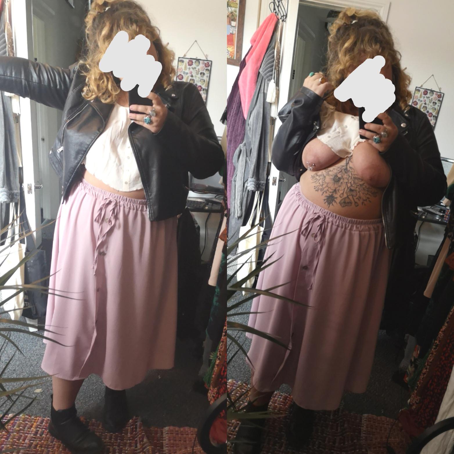 (OC) F26 💖 First time posting here! A tame lil titty flash before a date. | Scrolller