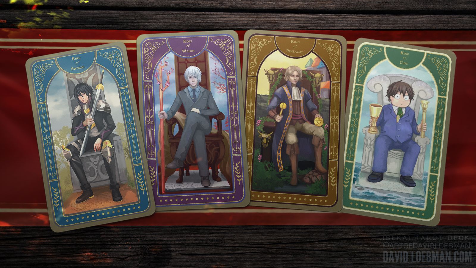 [OC] Seiya & Isekai Friends as Tarot Cards | Scrolller