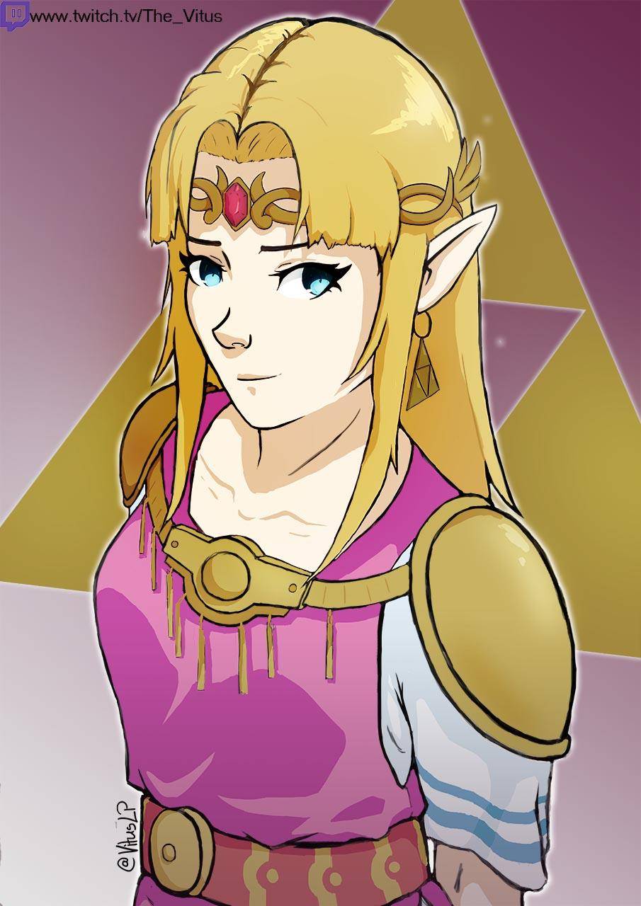 [OC] Just wanted to Draw Zelda ^^ | Scrolller