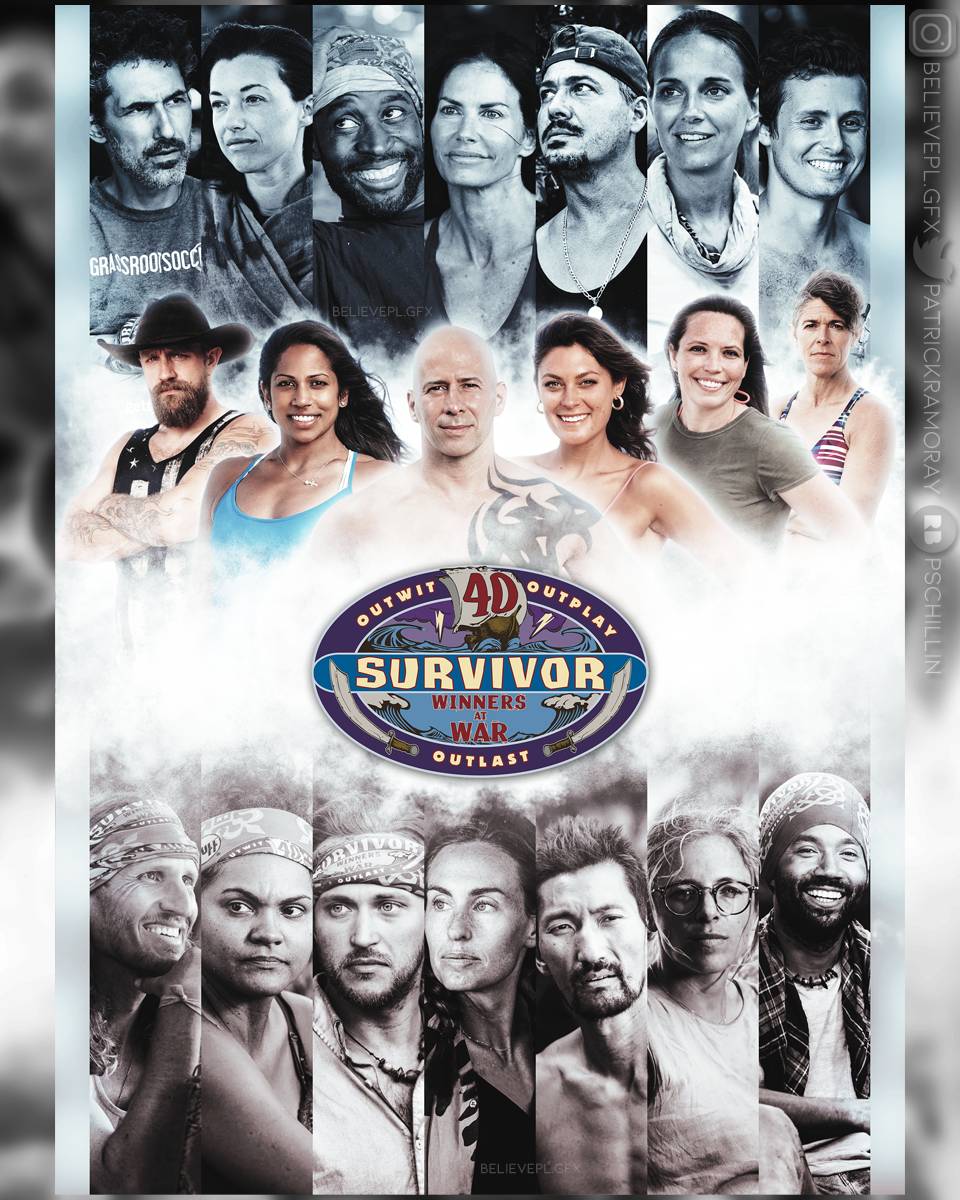 [OC] My Survivor Winners At War poster | Scrolller