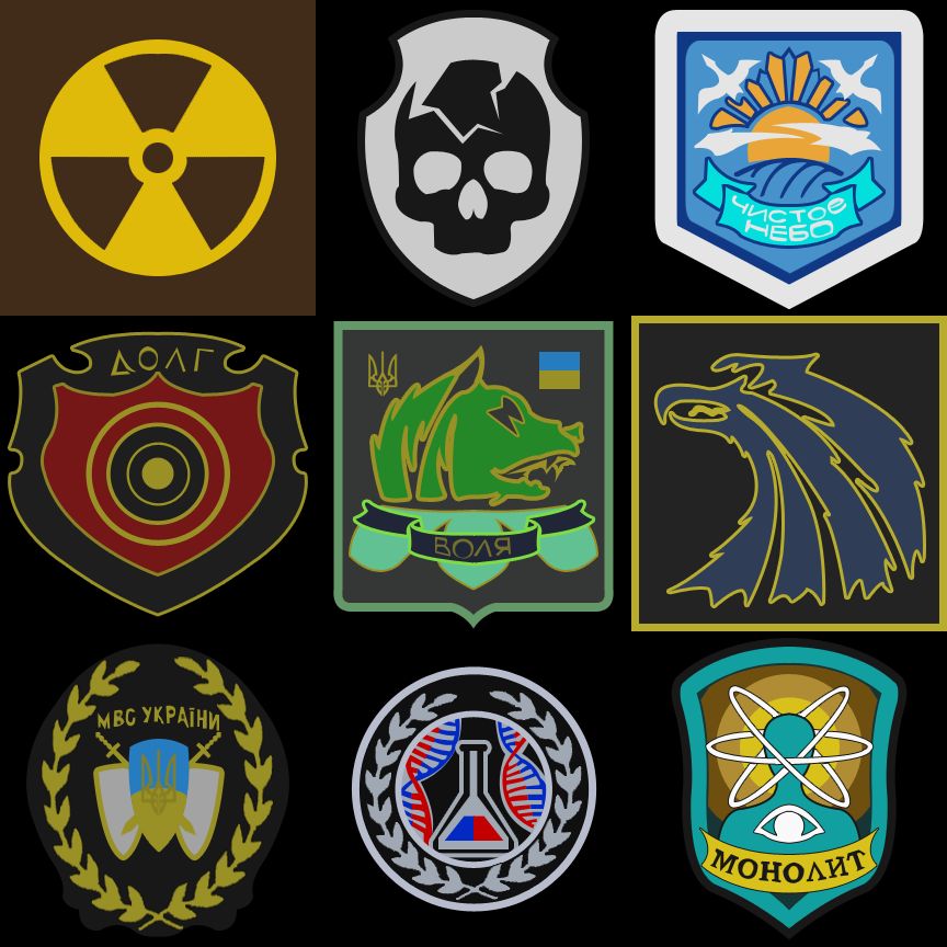 [OC] S.T.A.L.K.E.R. Faction Fan Art - Faction Emblems | Scrolller