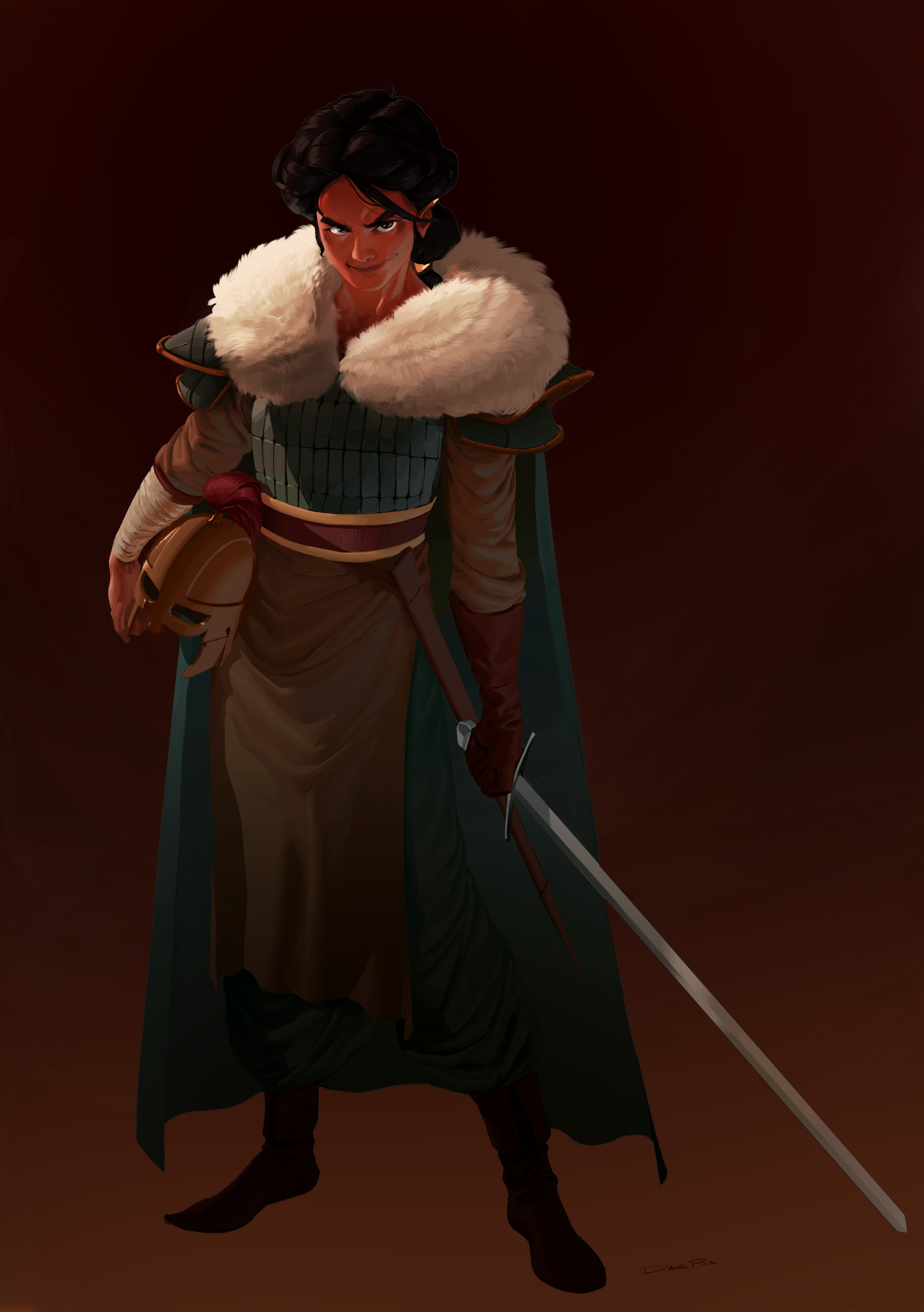 [OC] Sarin of Zehirot, a human fighter and swordmaster | Scrolller