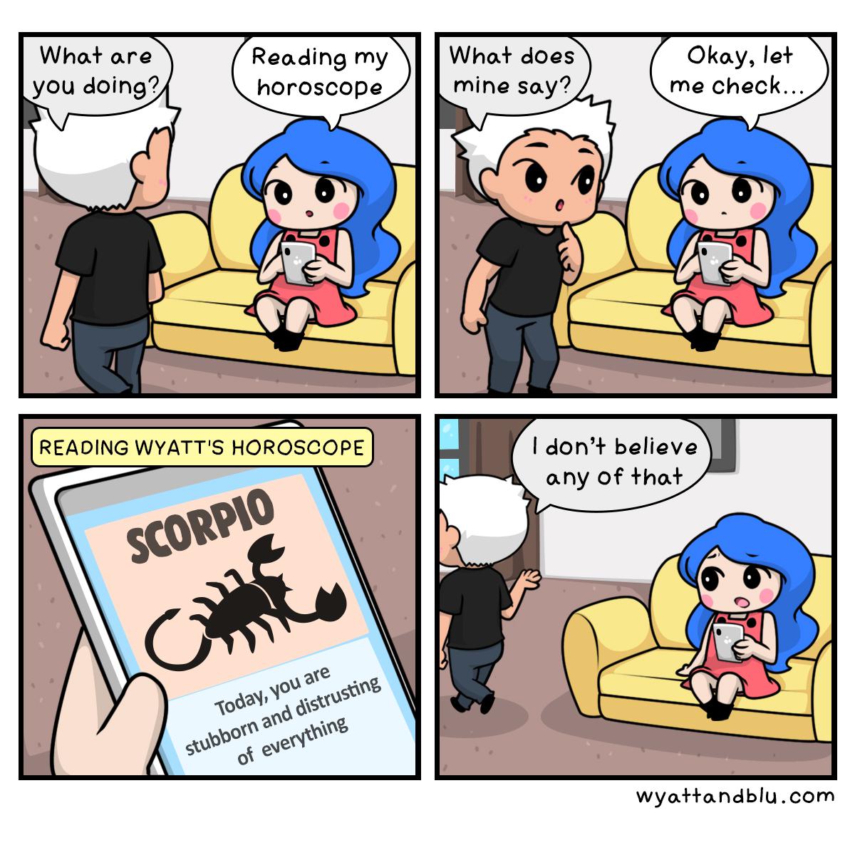 Scorpio comic by Amir Lopez | Scrolller