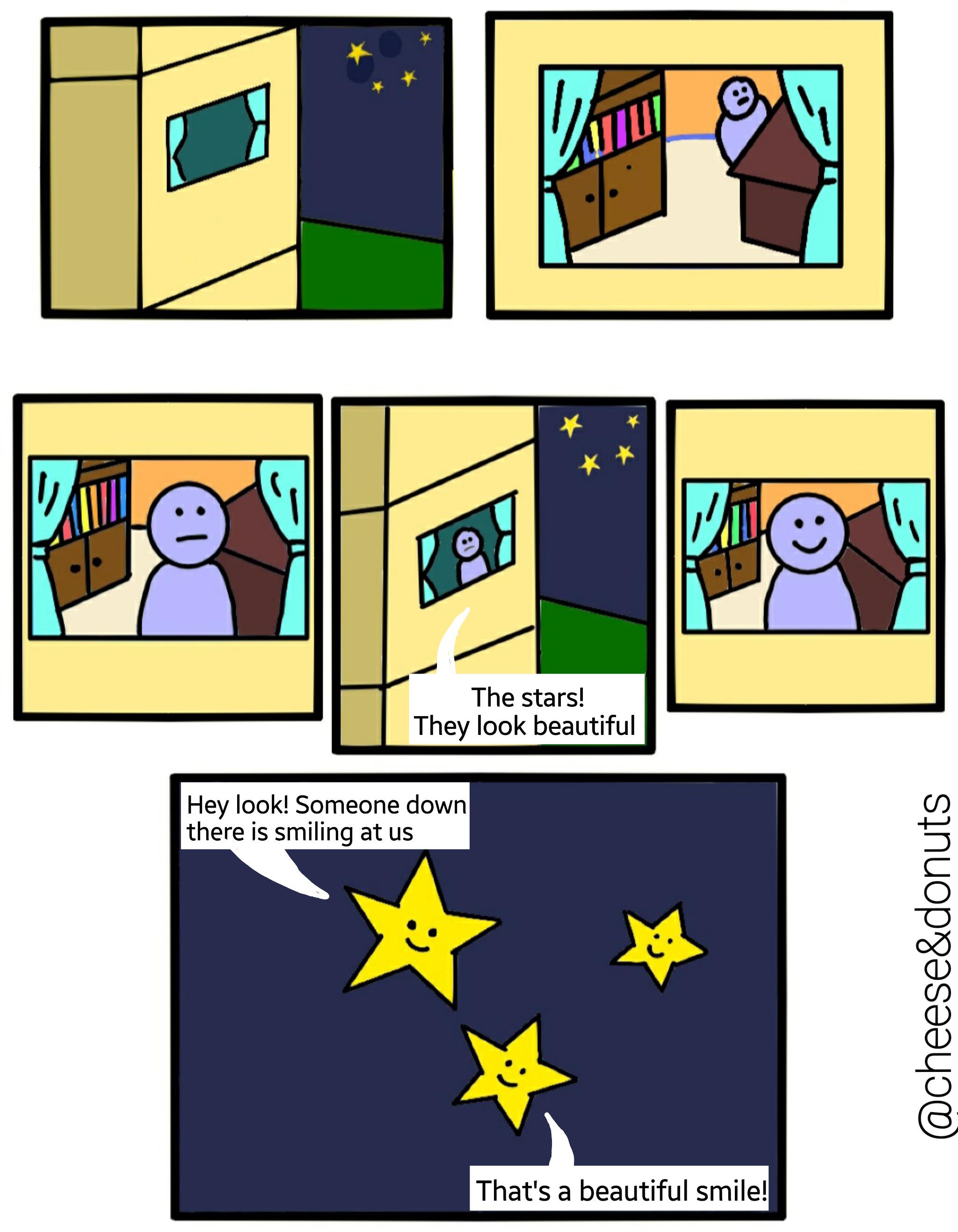 [OC] Smiles are always Beautiful!! (My first comic) | Scrolller