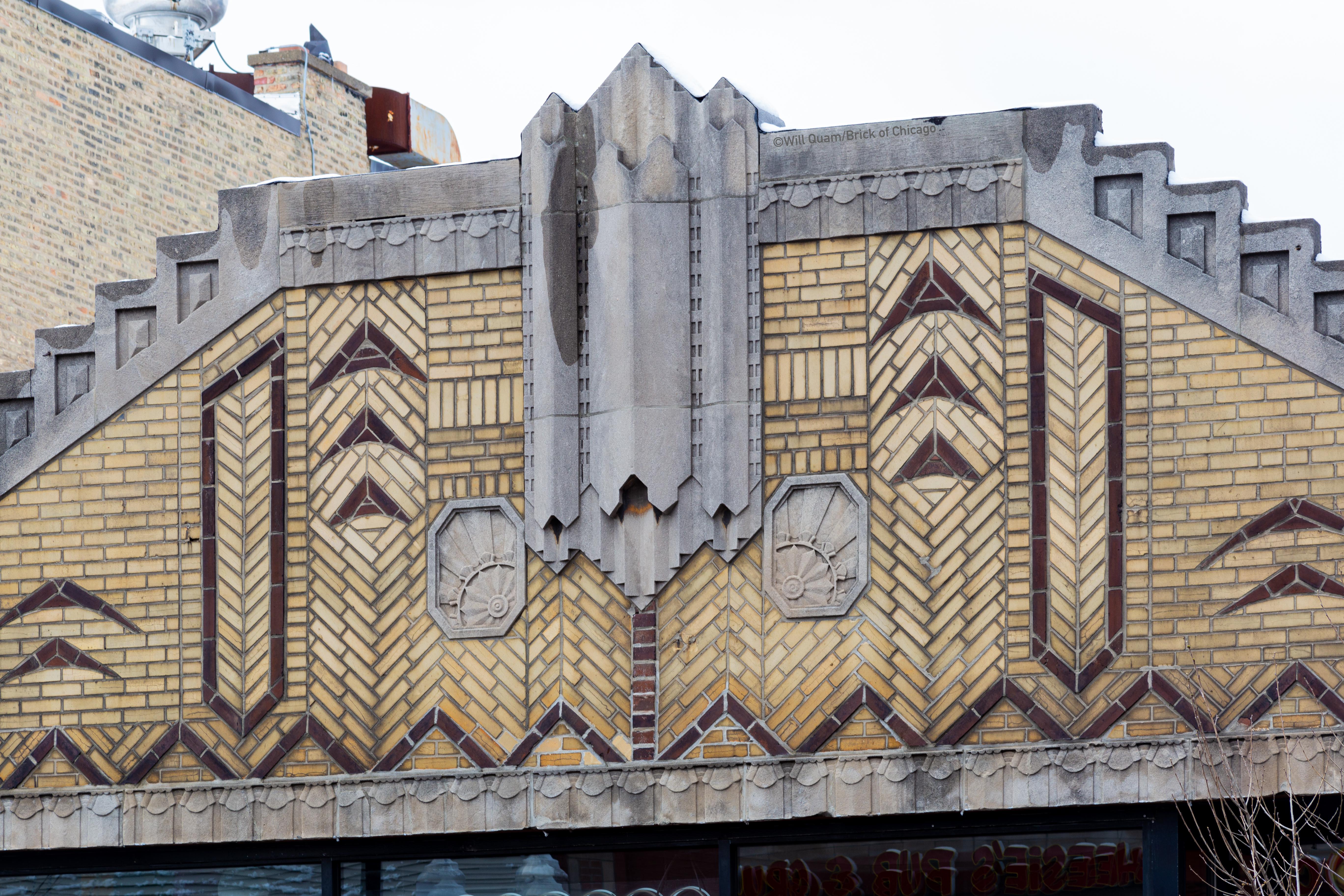 [OC] Some Art Deco brickwork on a 1927 Chicago storefront. | Scrolller