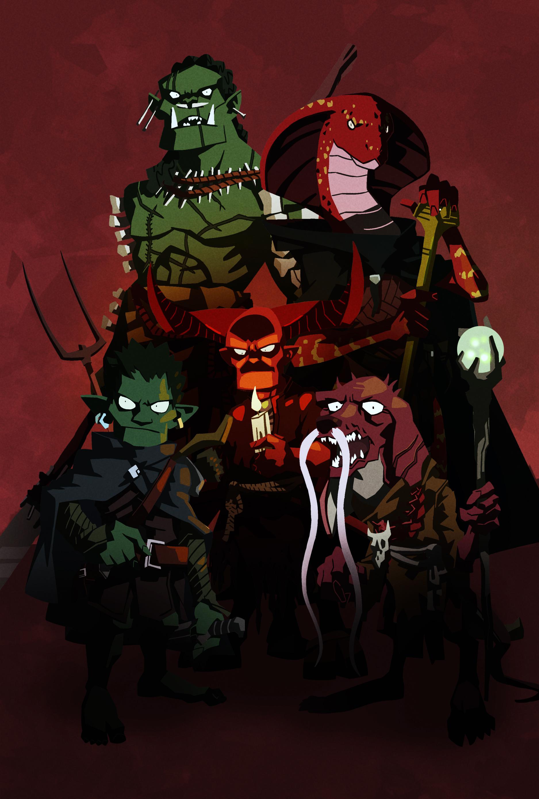 [OC] The Enclave, 5 monsters setting up their own dungeon. | Scrolller